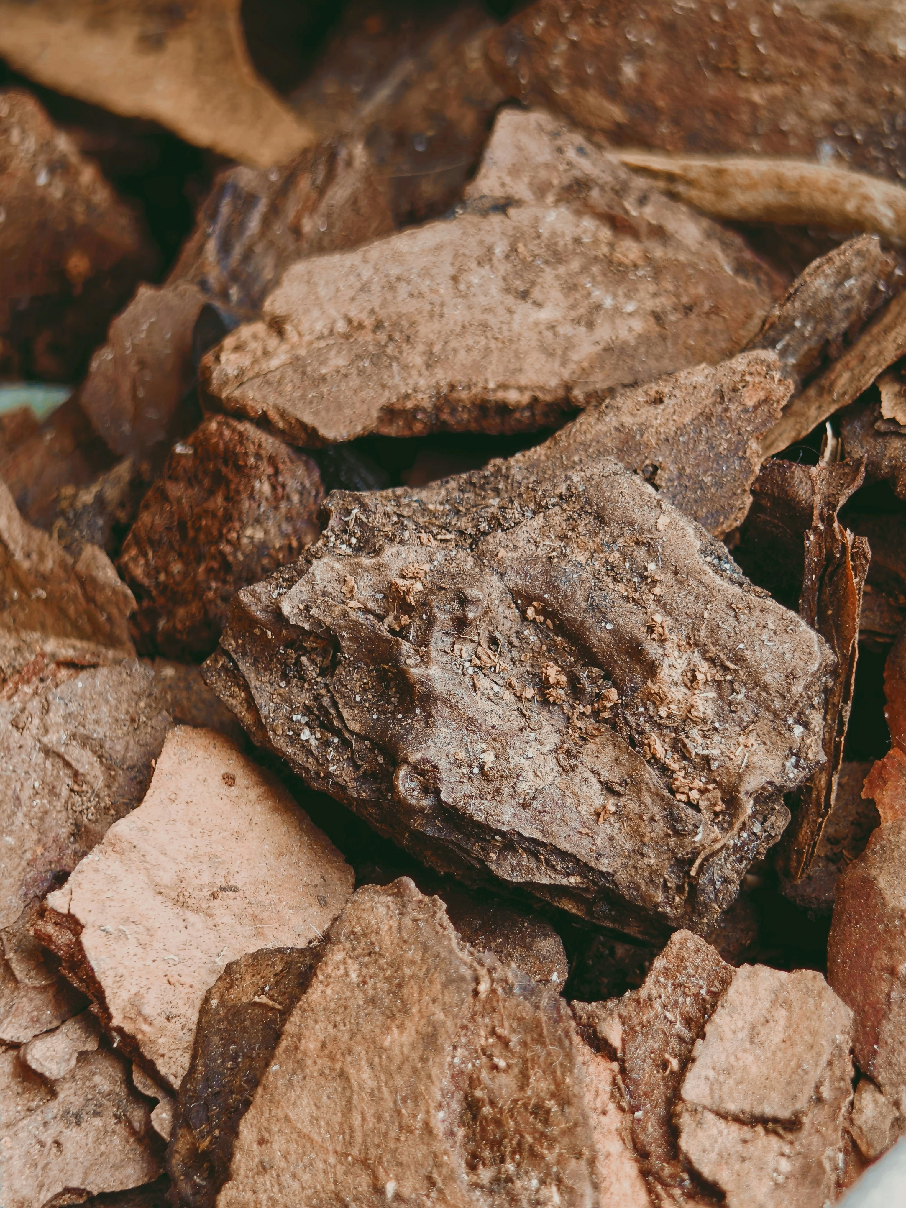 Rugged Mineral Mosaic: Close-Up of Crumbling Pebble Texture