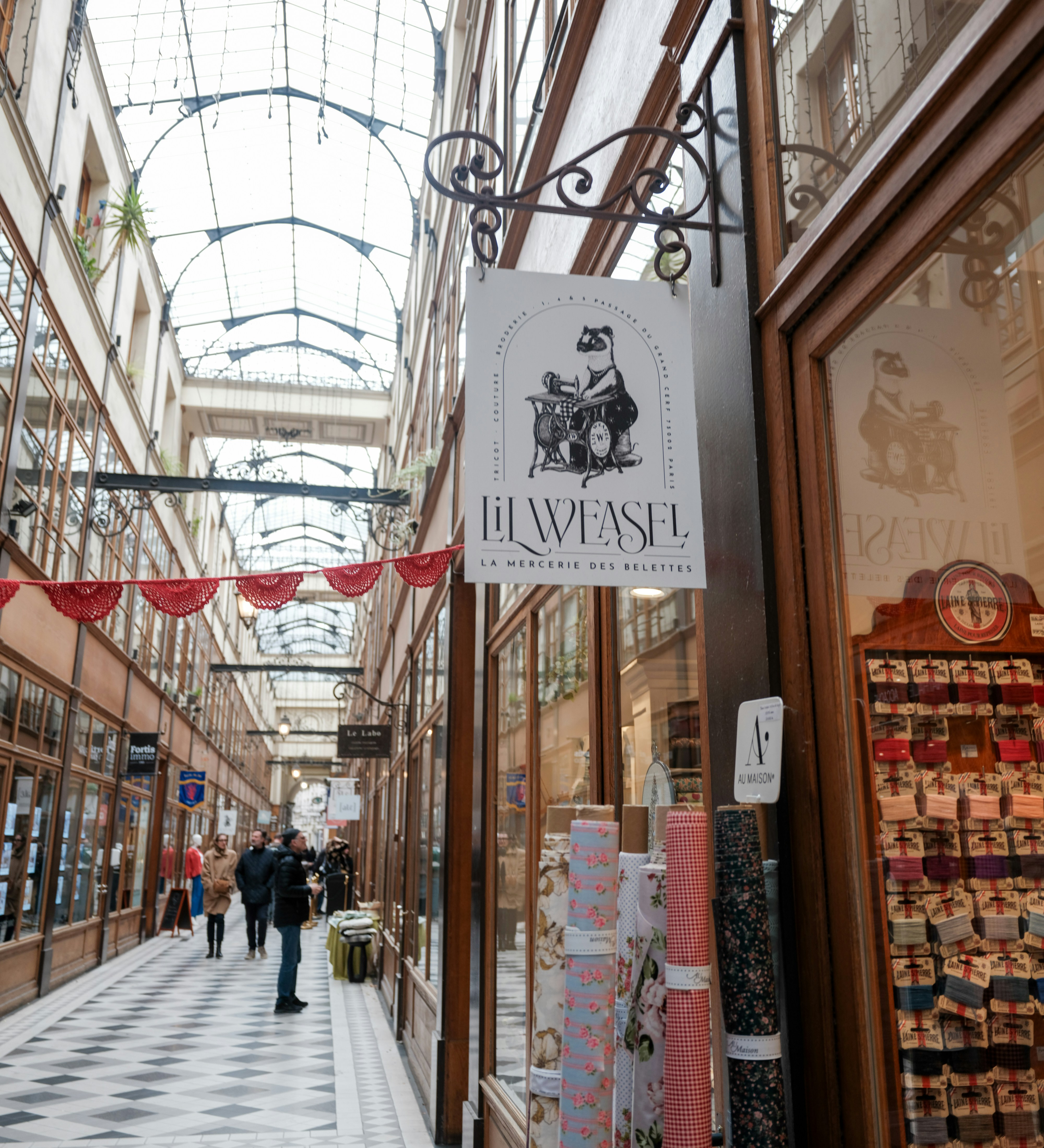 Boutique Alley Under Glass Canopy