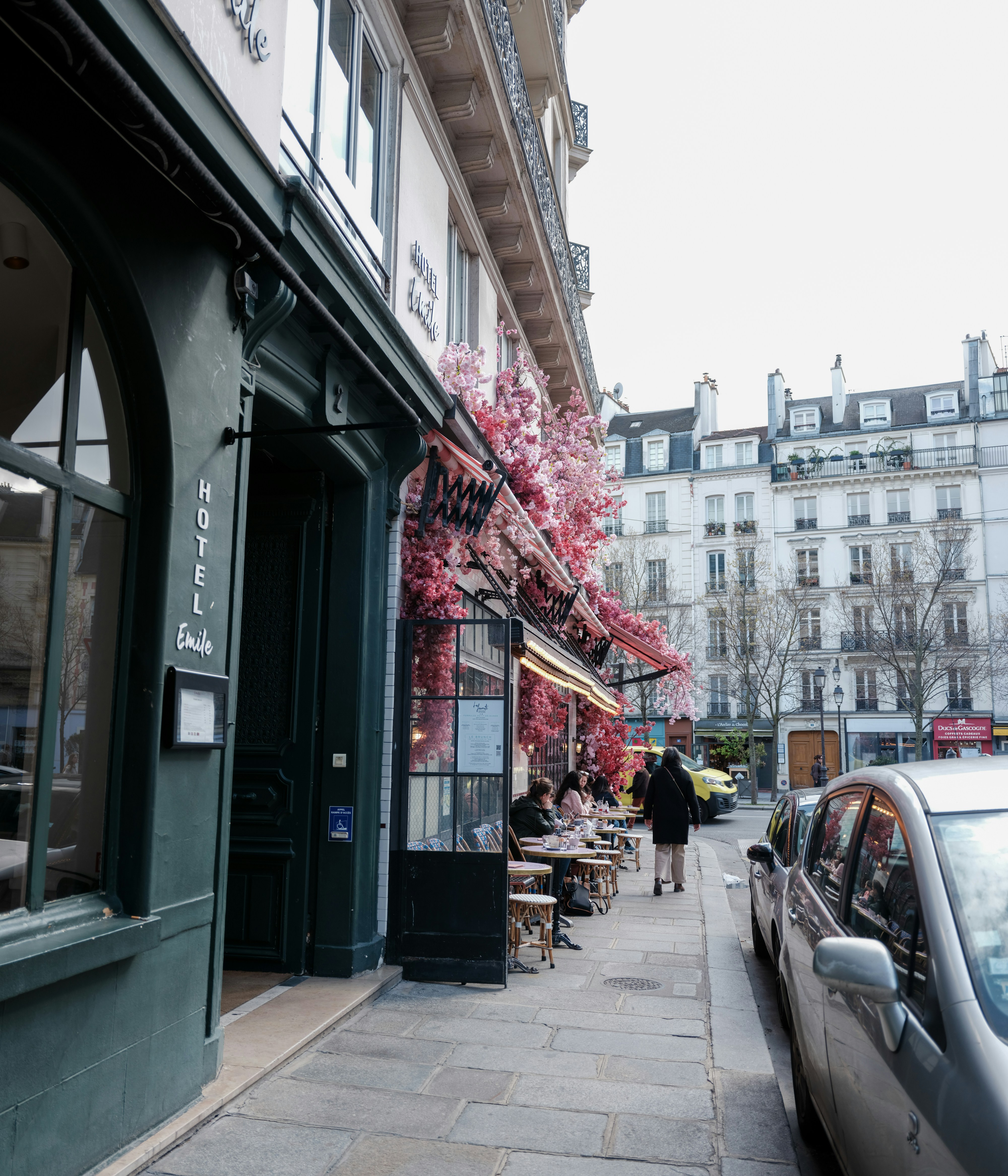 Café Terrace on a Parisian Boulevard