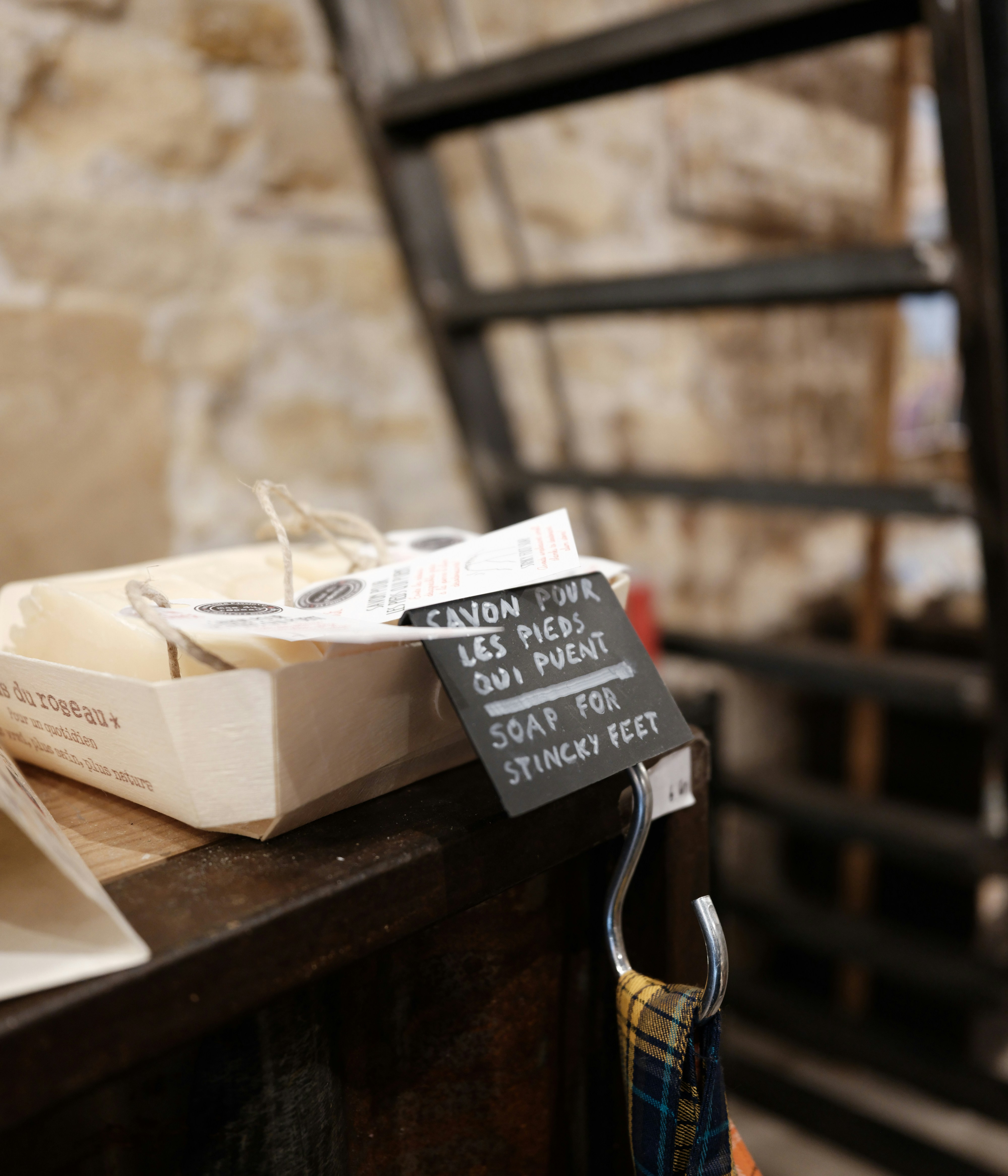Soap Box Secrets: A Chalkboard Note by the Counter