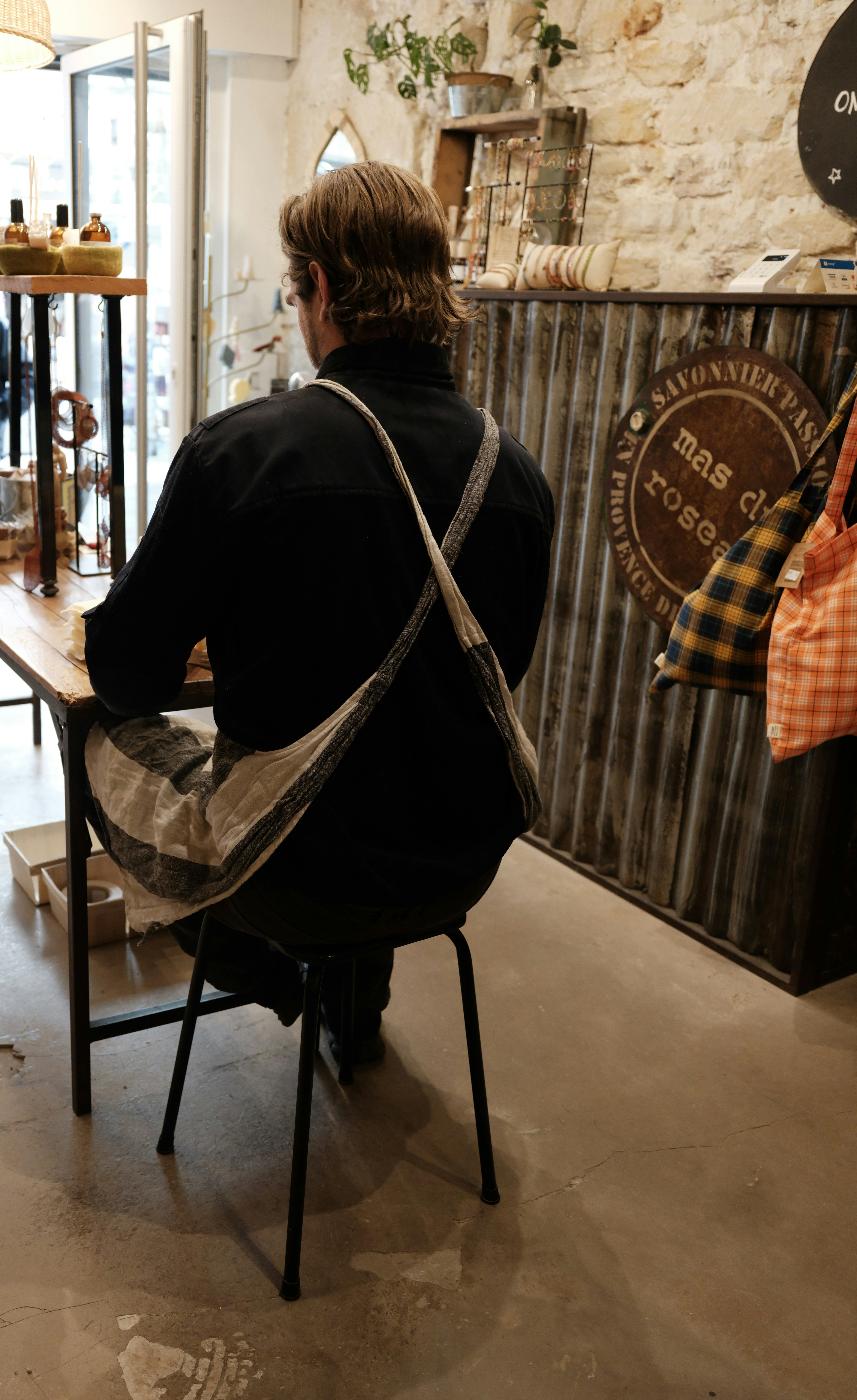 Back-Facing Atelier Quiet: A Craftsperson at Work