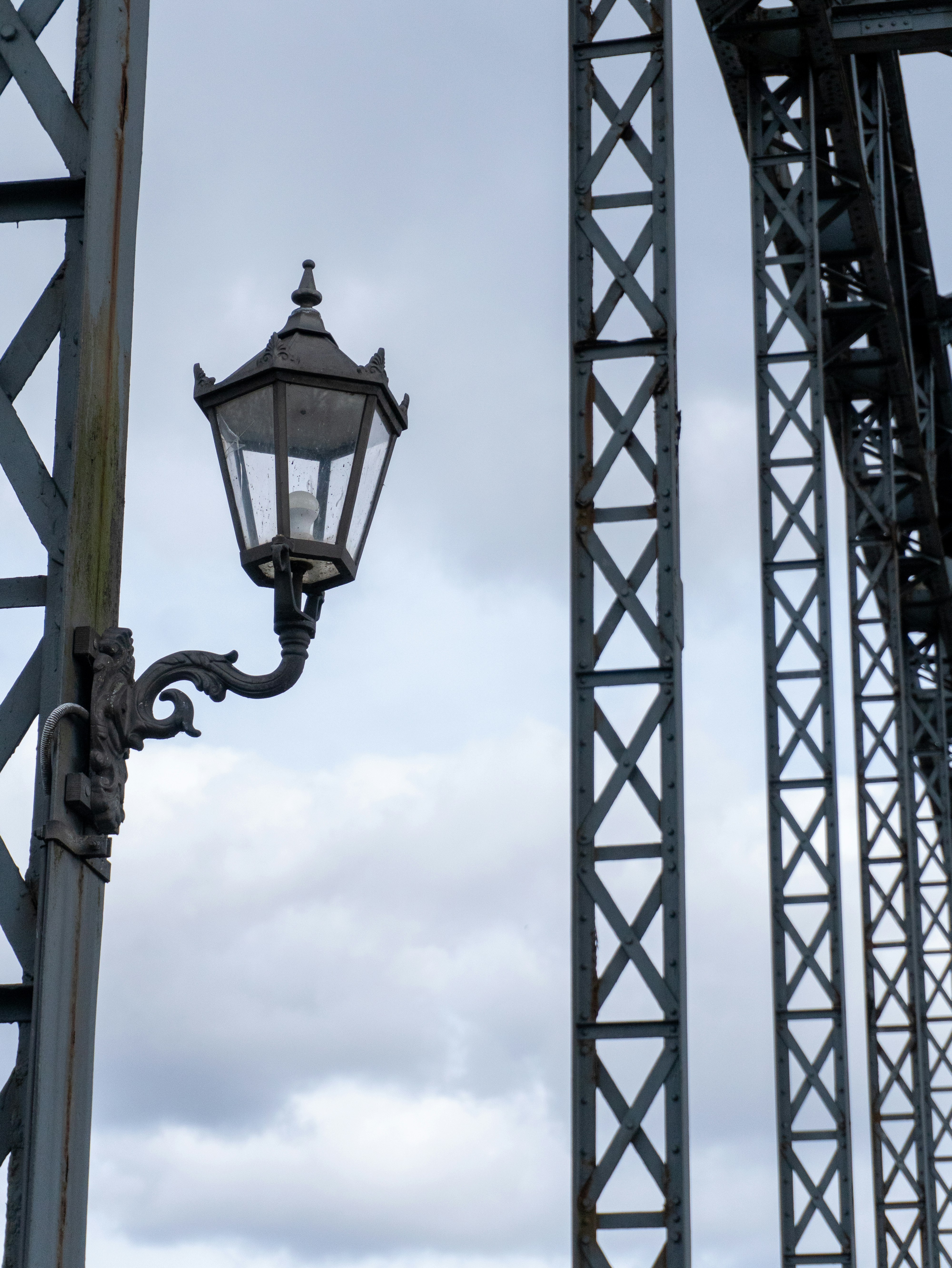 Gaslit Girders and a Lantern: A Quiet Steel Moment