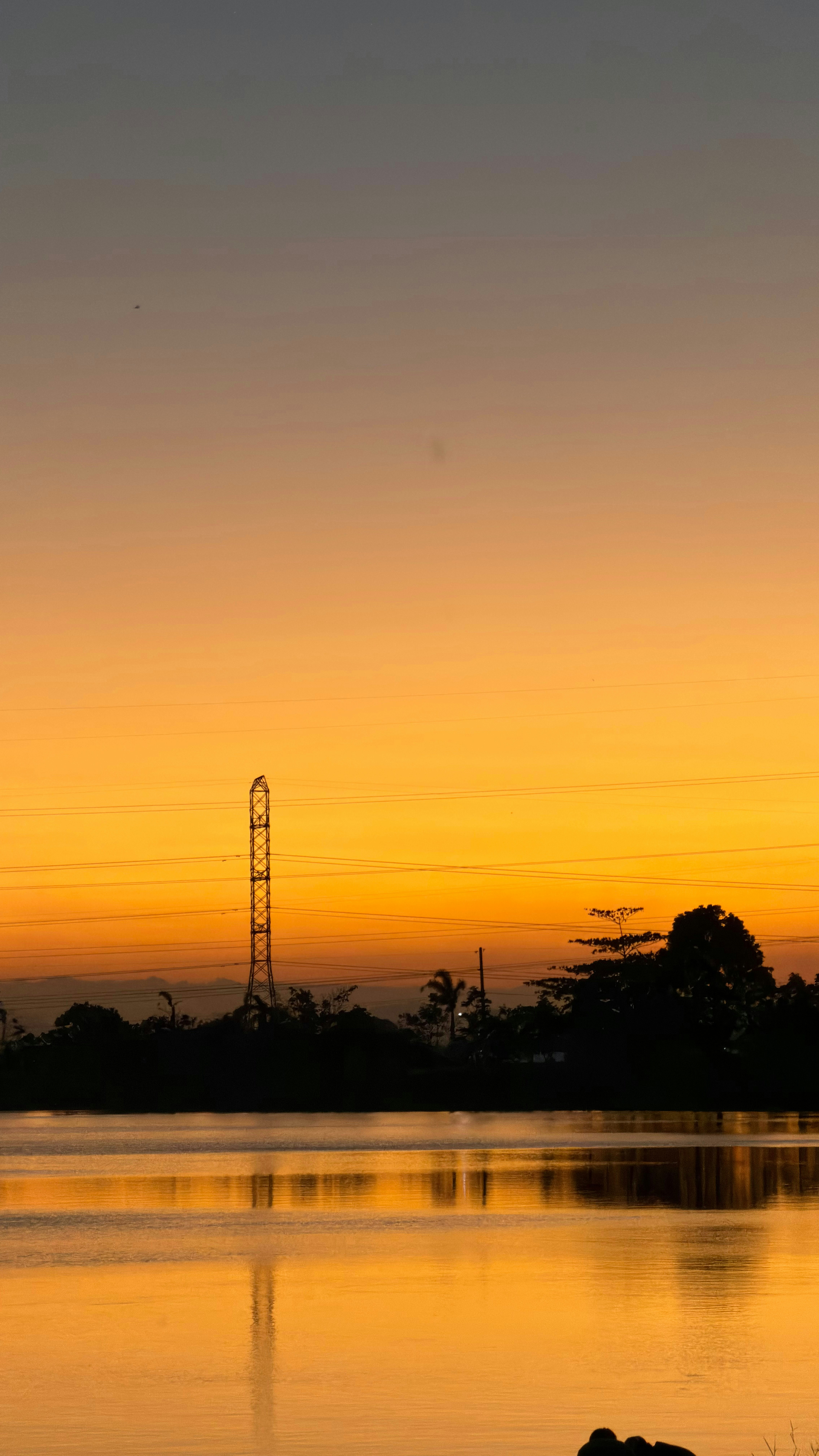 Golden Horizon Over Quiet Water