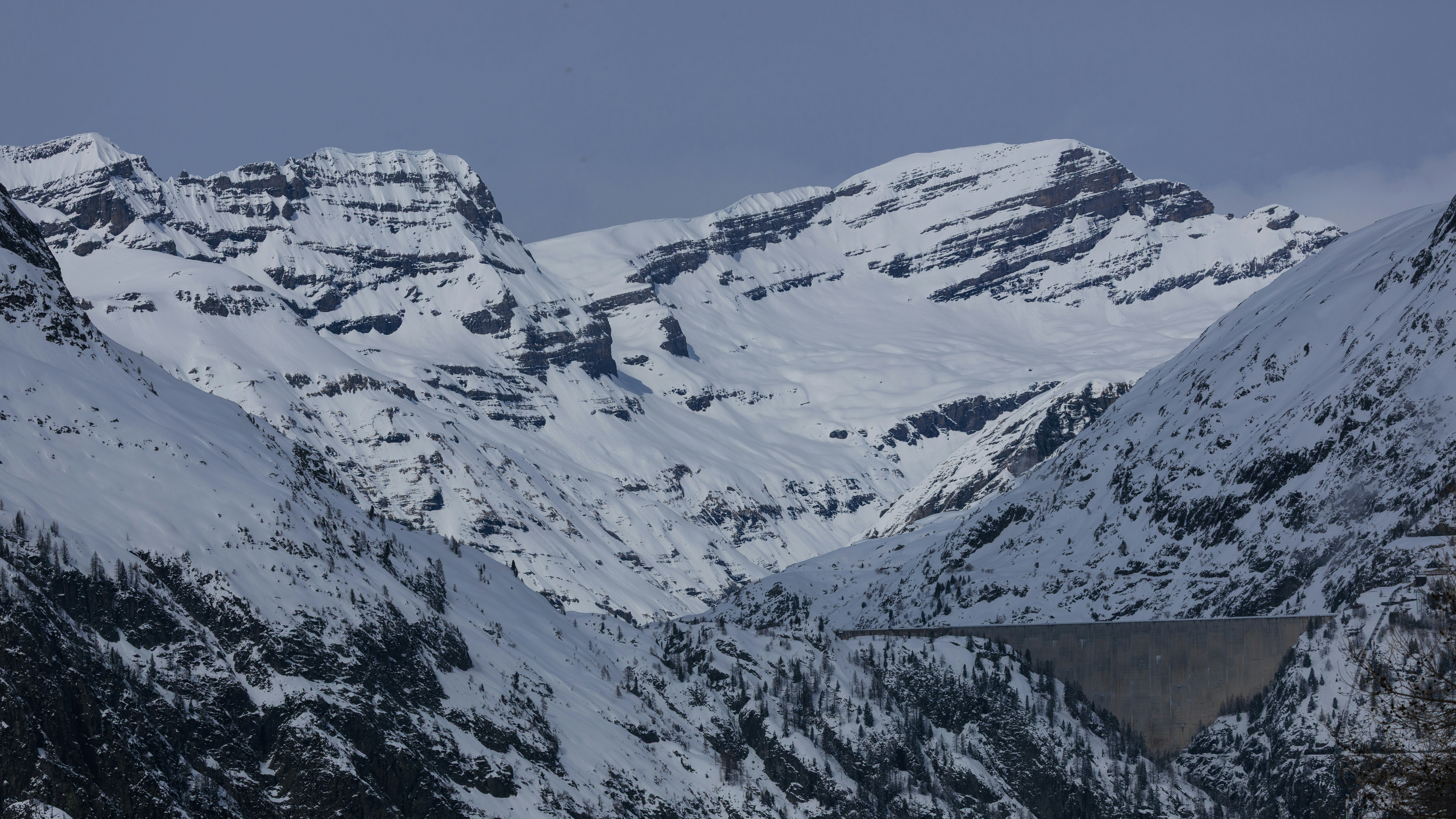 Ruined Terrace over the Glacial Fjord