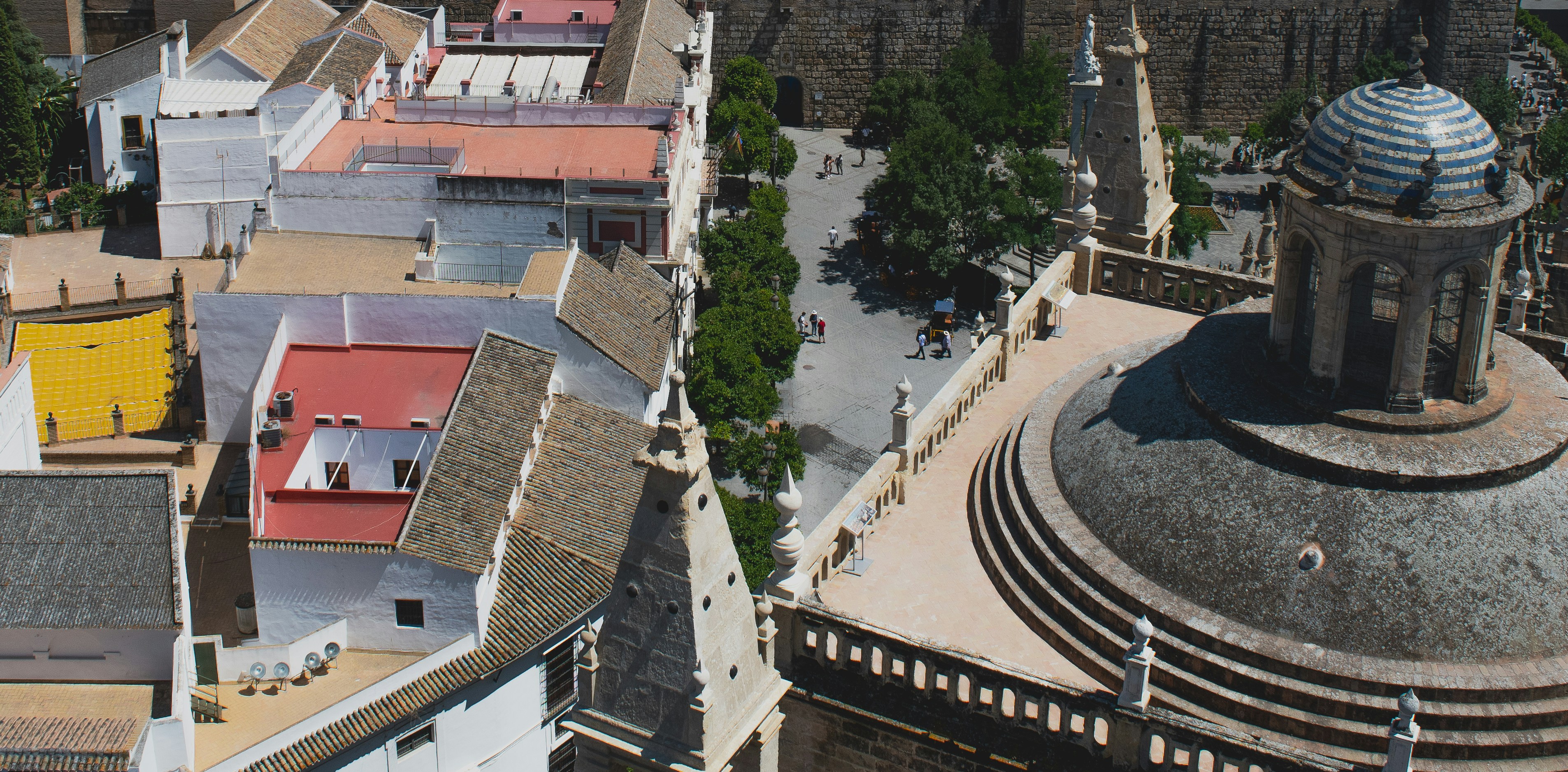 Dome and City: A Rooftop Mosaic