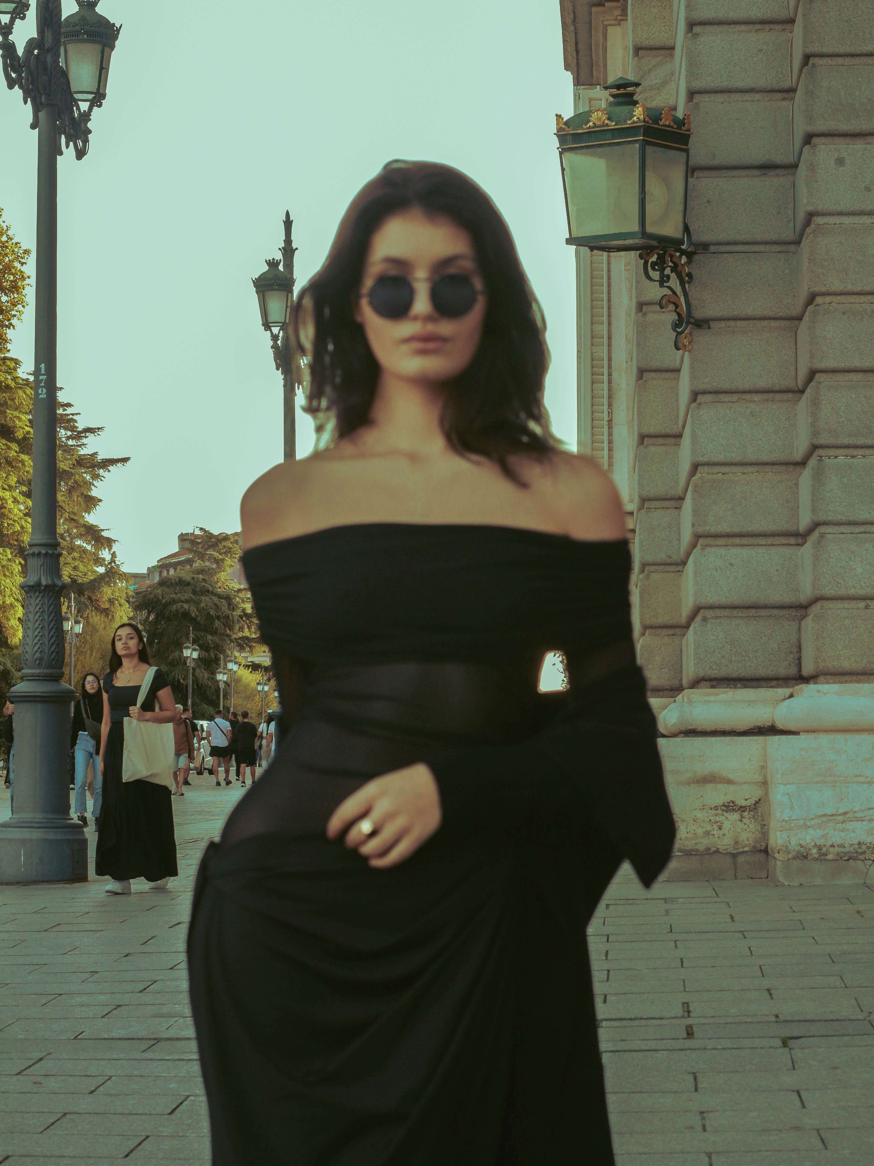 Midnight Velvet: A Bold Entrance Through the City Arcades