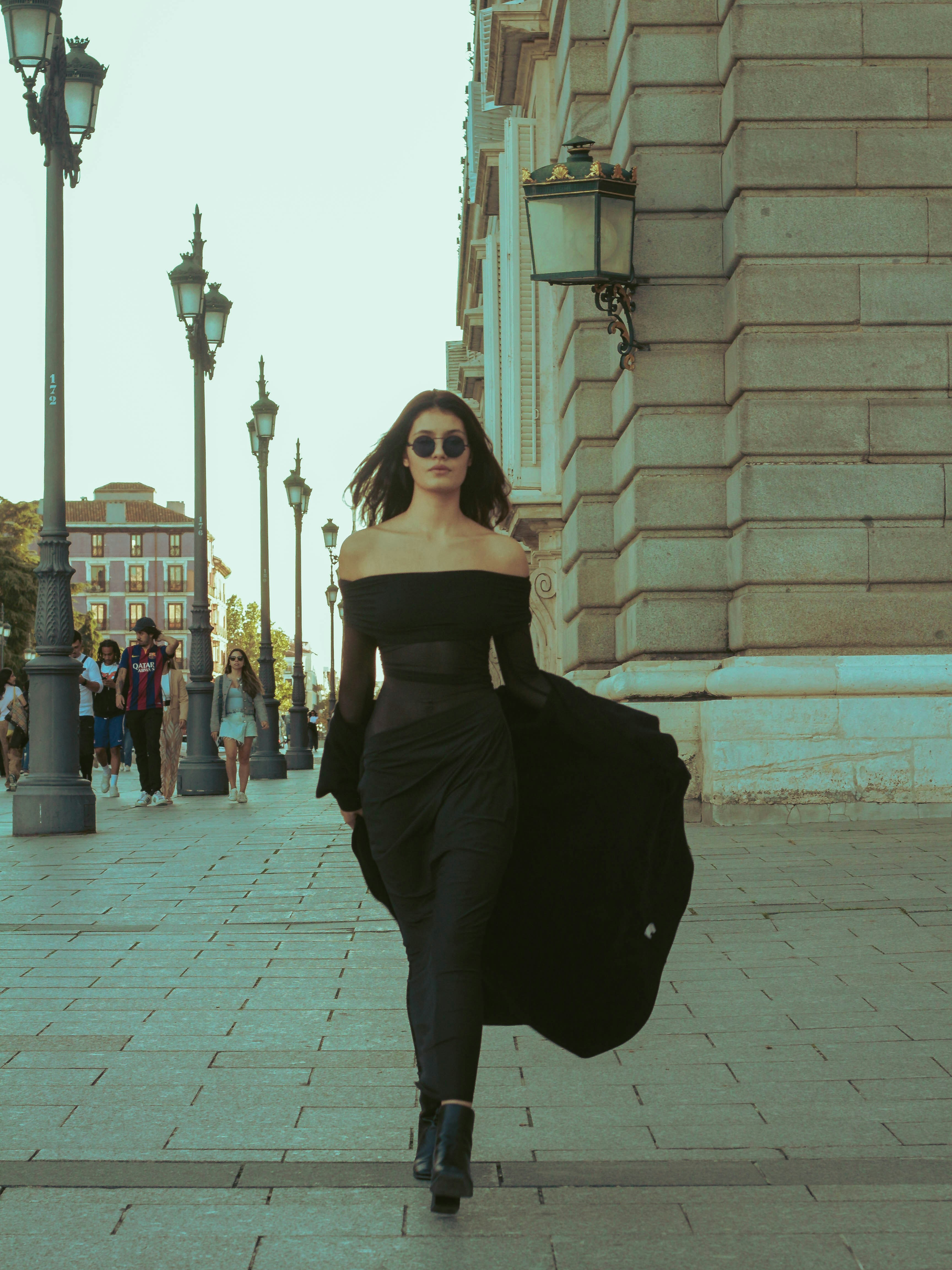 Mid-City Stride: A Fashionable Bow in the City