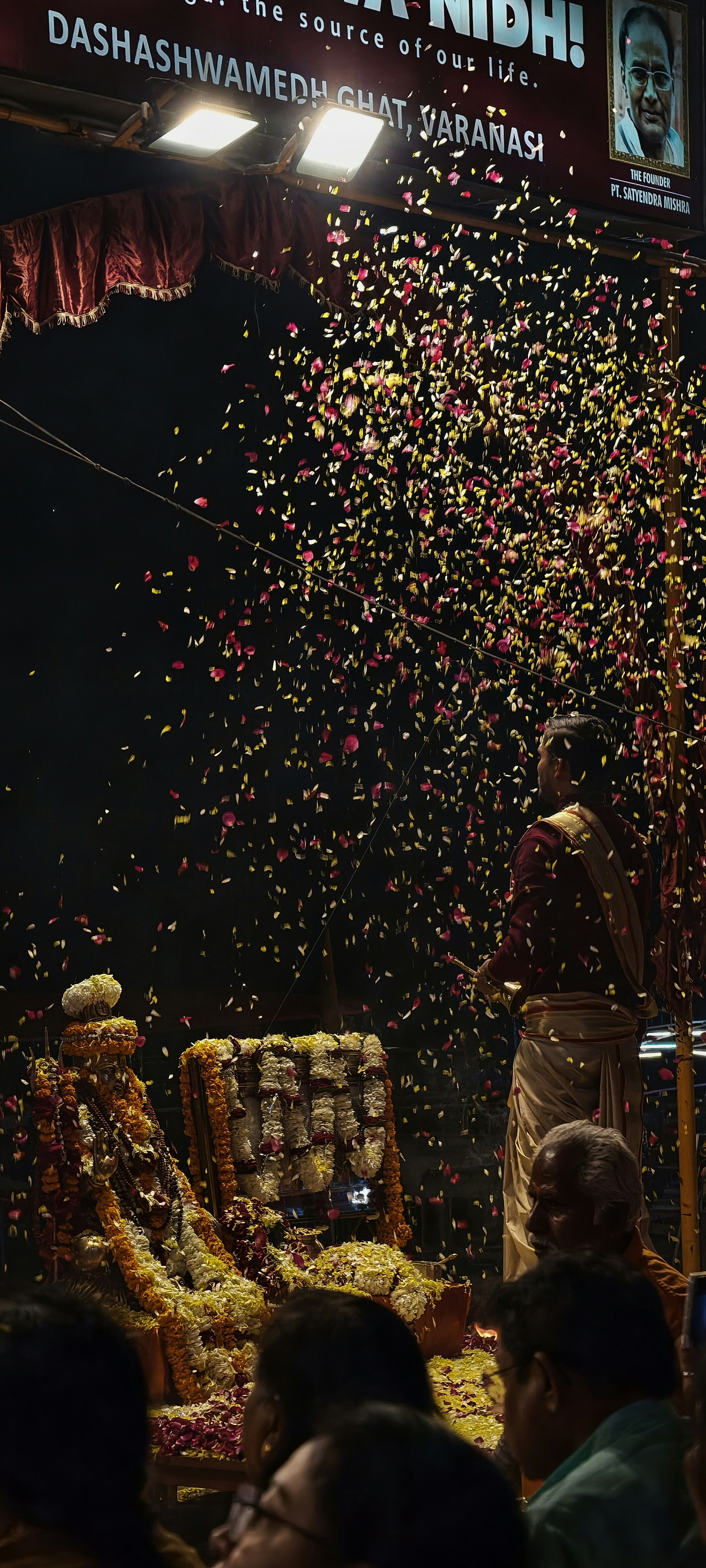 Floral Cascade at Stage Spotlight