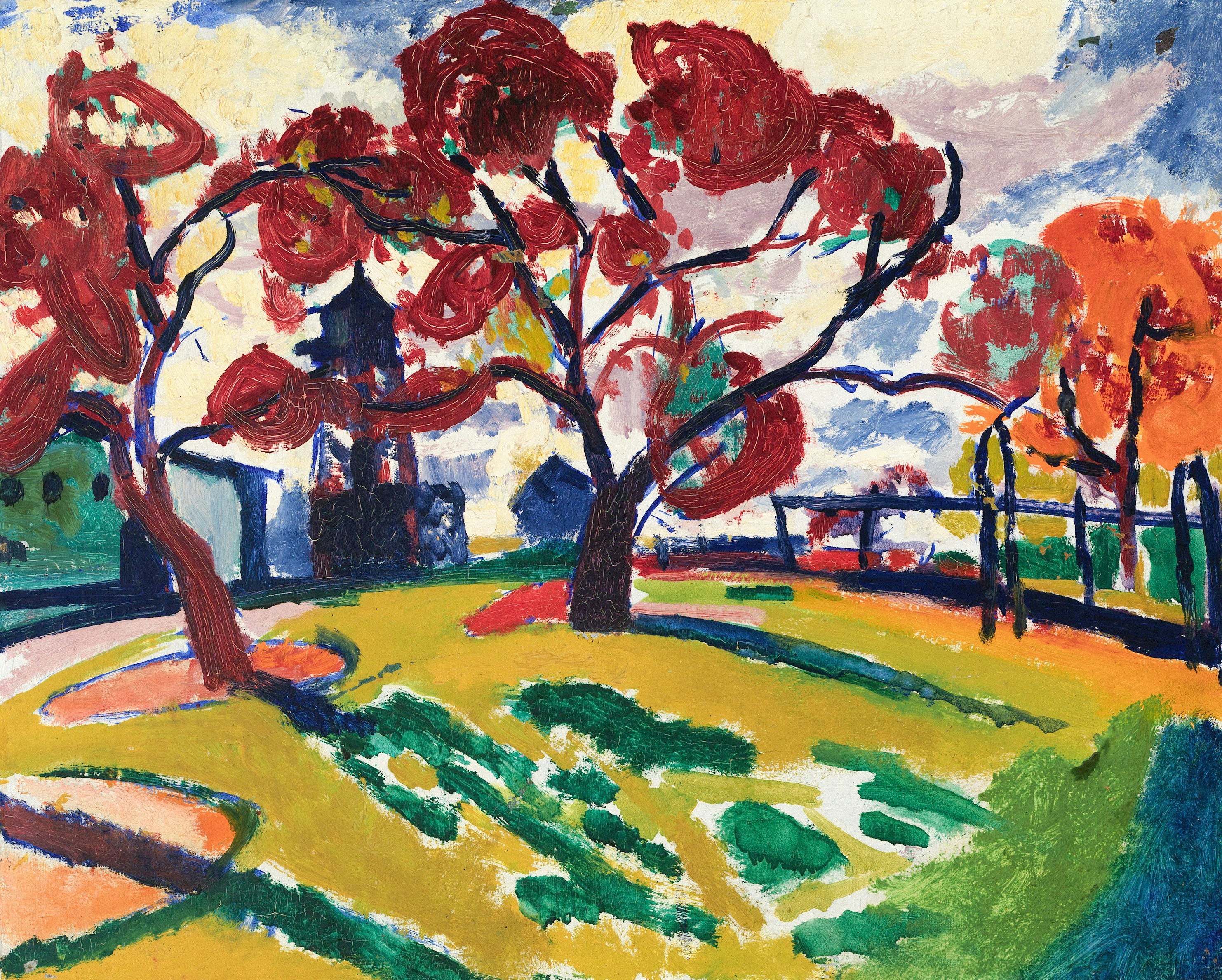H. Lyman Saÿen, Winds, 1915-1916, oil on canvas, 25 x 30 1/8 in. (63.5 x 76.5 cm.), Smithsonian American Art Museum, Gift of H. Lyman Sayen to his nation, 1967.6.22