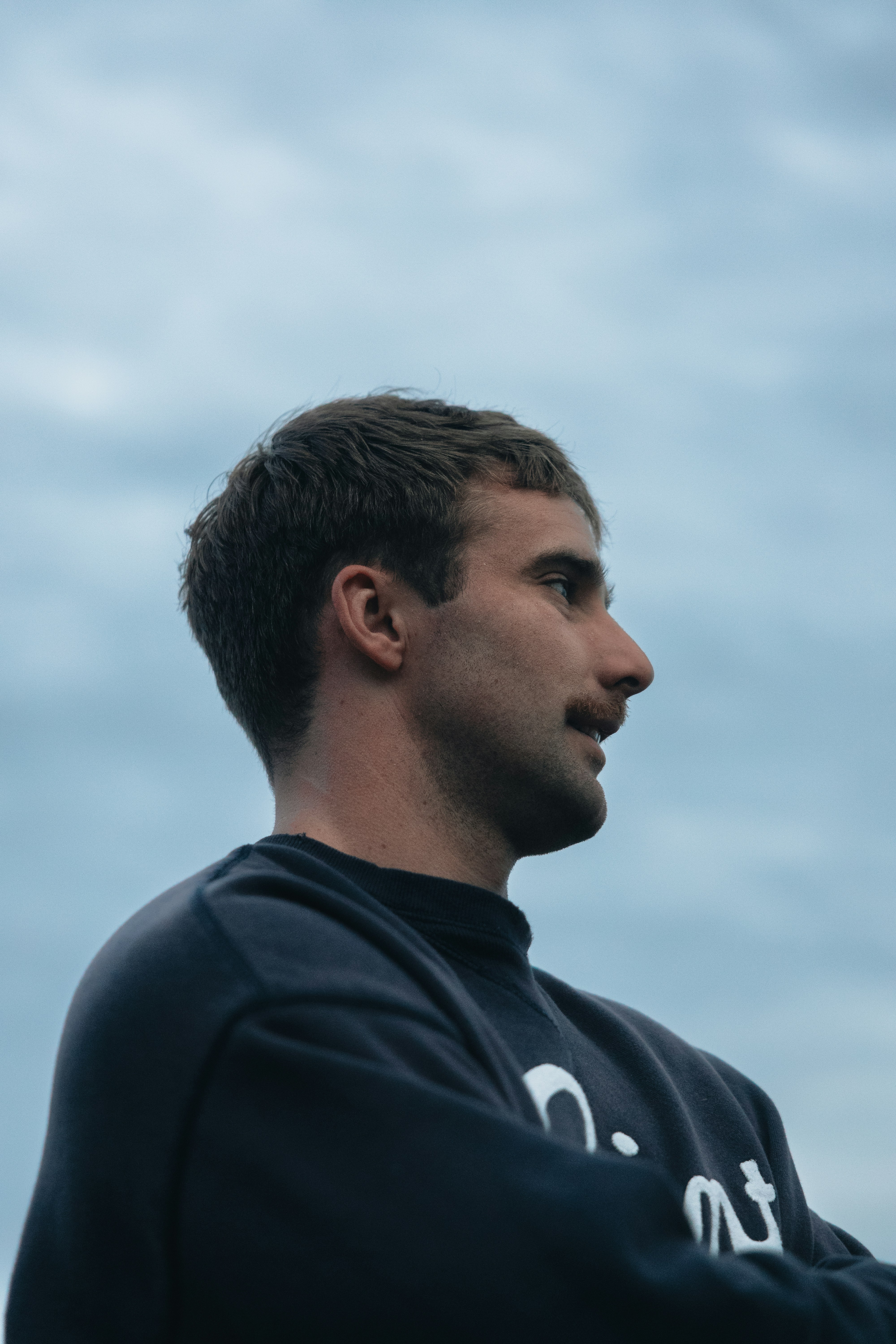 Profile in Calm: A Portrait Against the Sky
