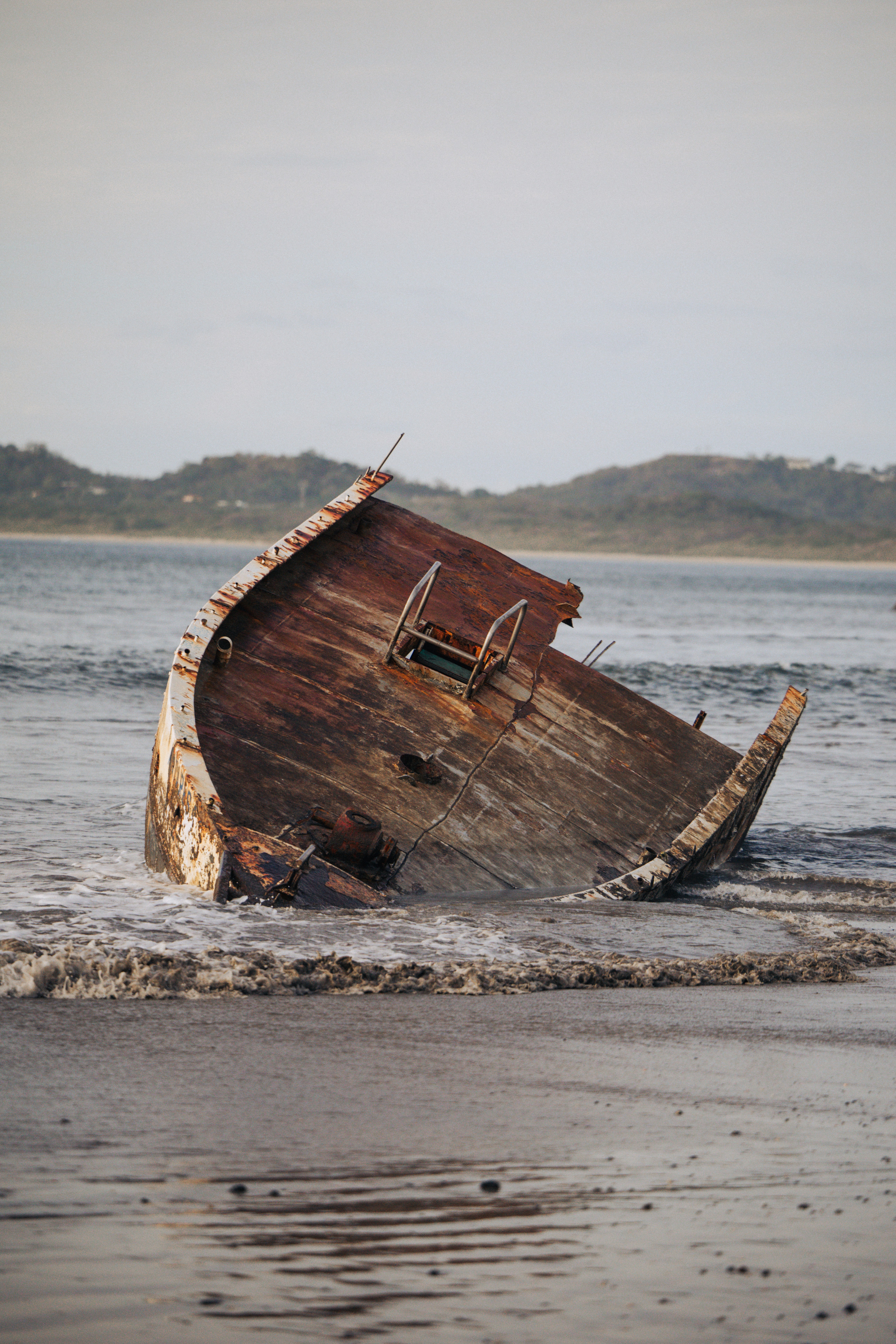 Wrecked Hull, Quiet Shoreline
