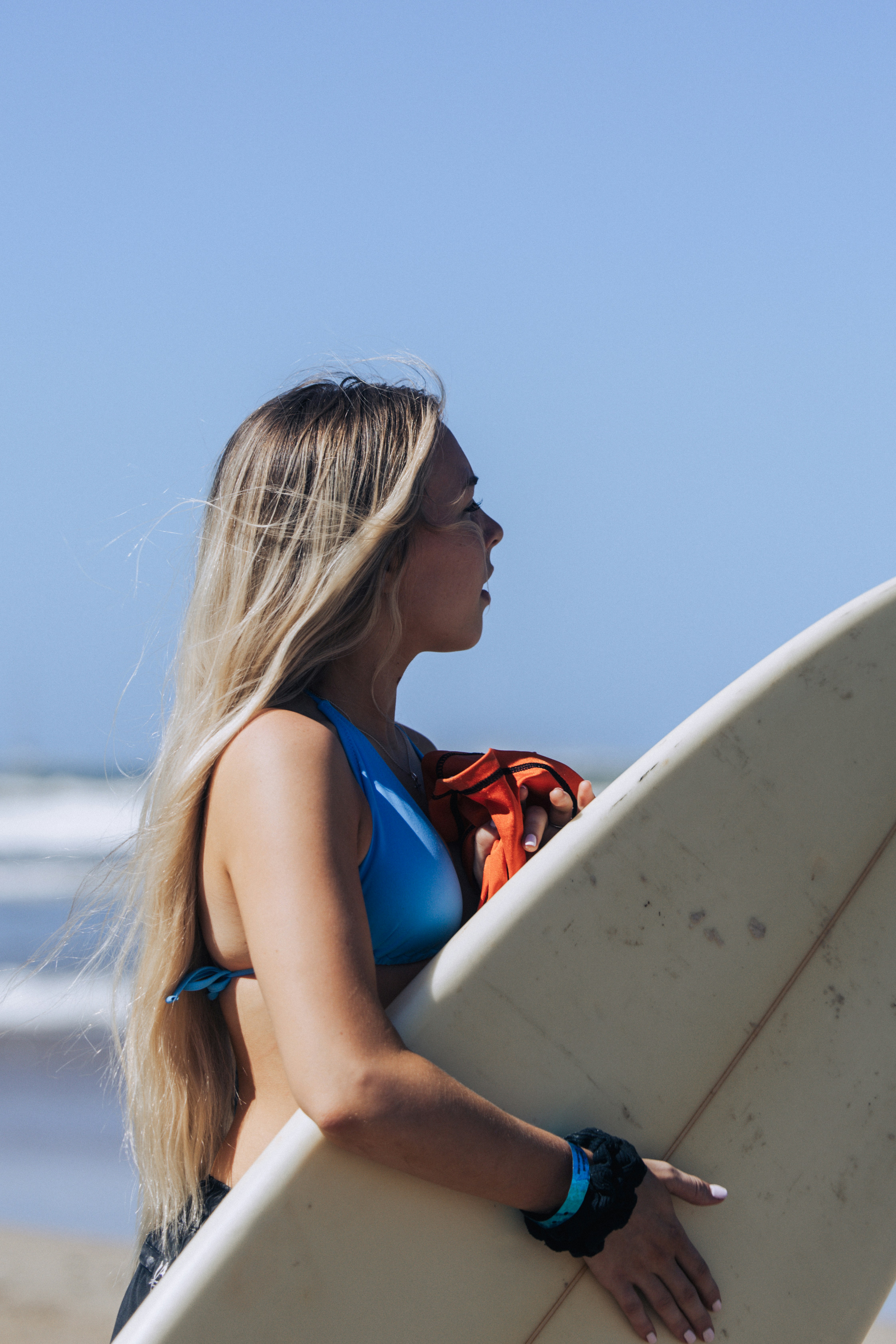 Surf Spirit: A Solitary Moment with the Ocean's Edge