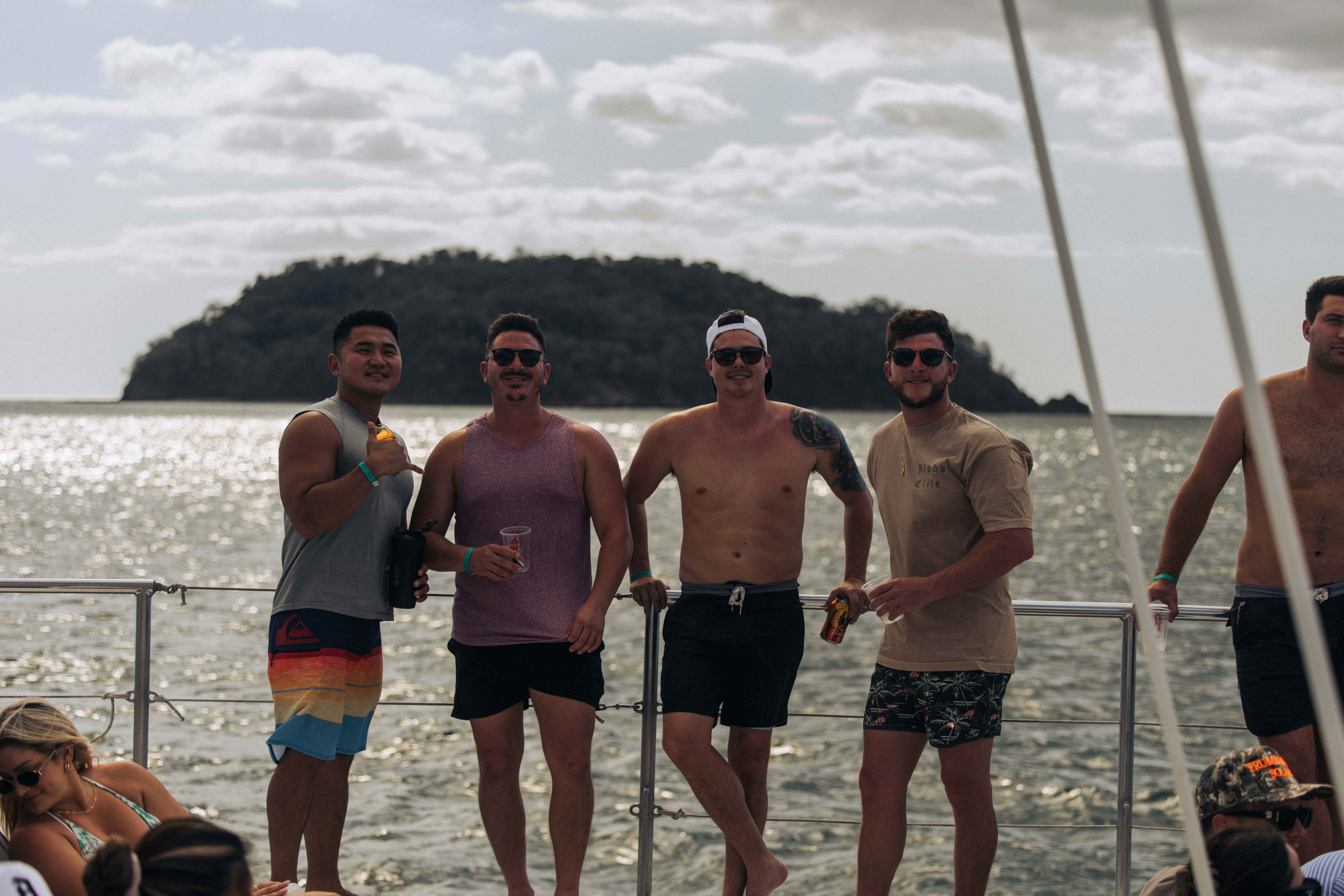 Coastal Vibe: A Shuffle of Friends at Sunset Deck