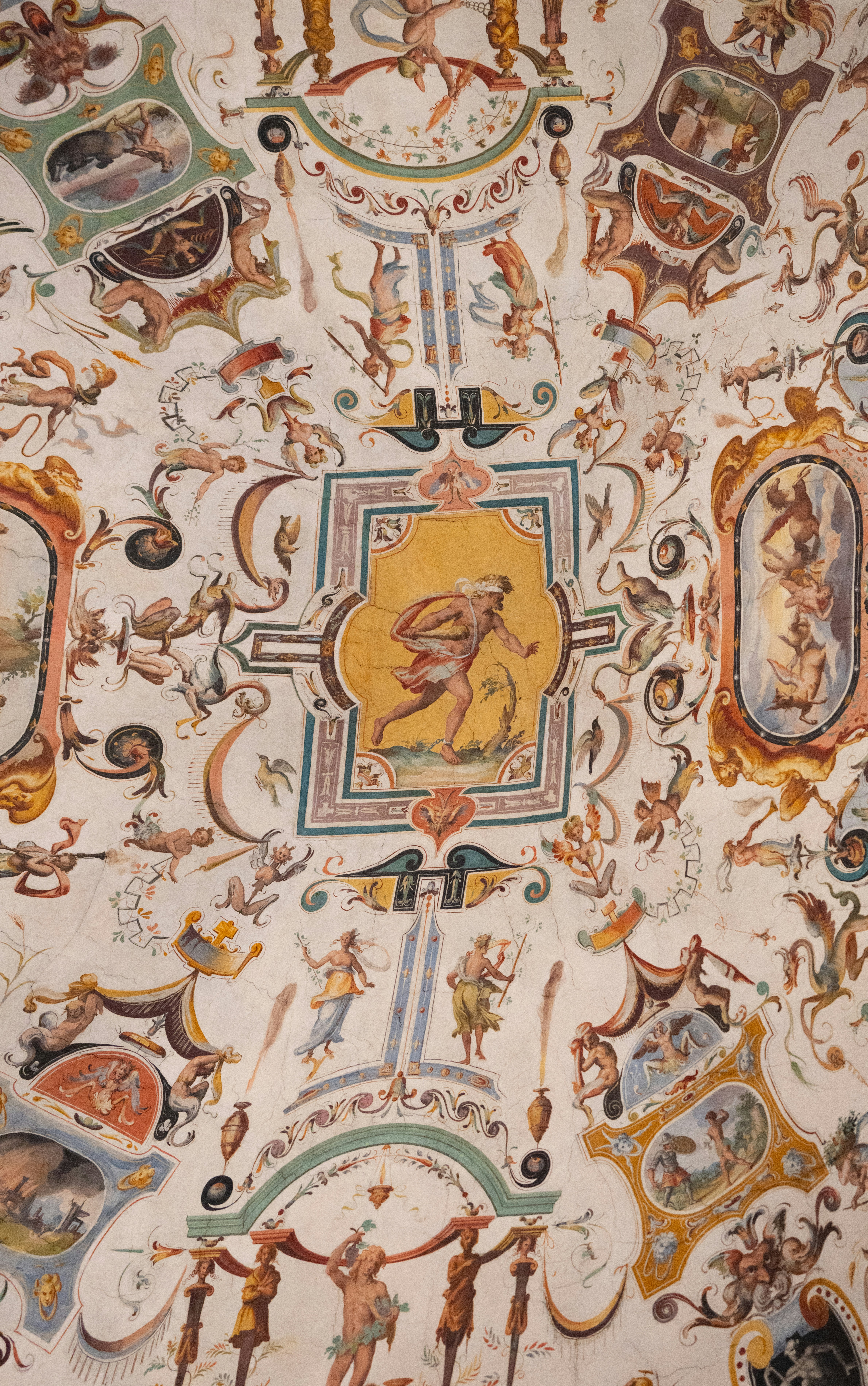 Ceiling Odyssey: A Tapestry of Myth and Color