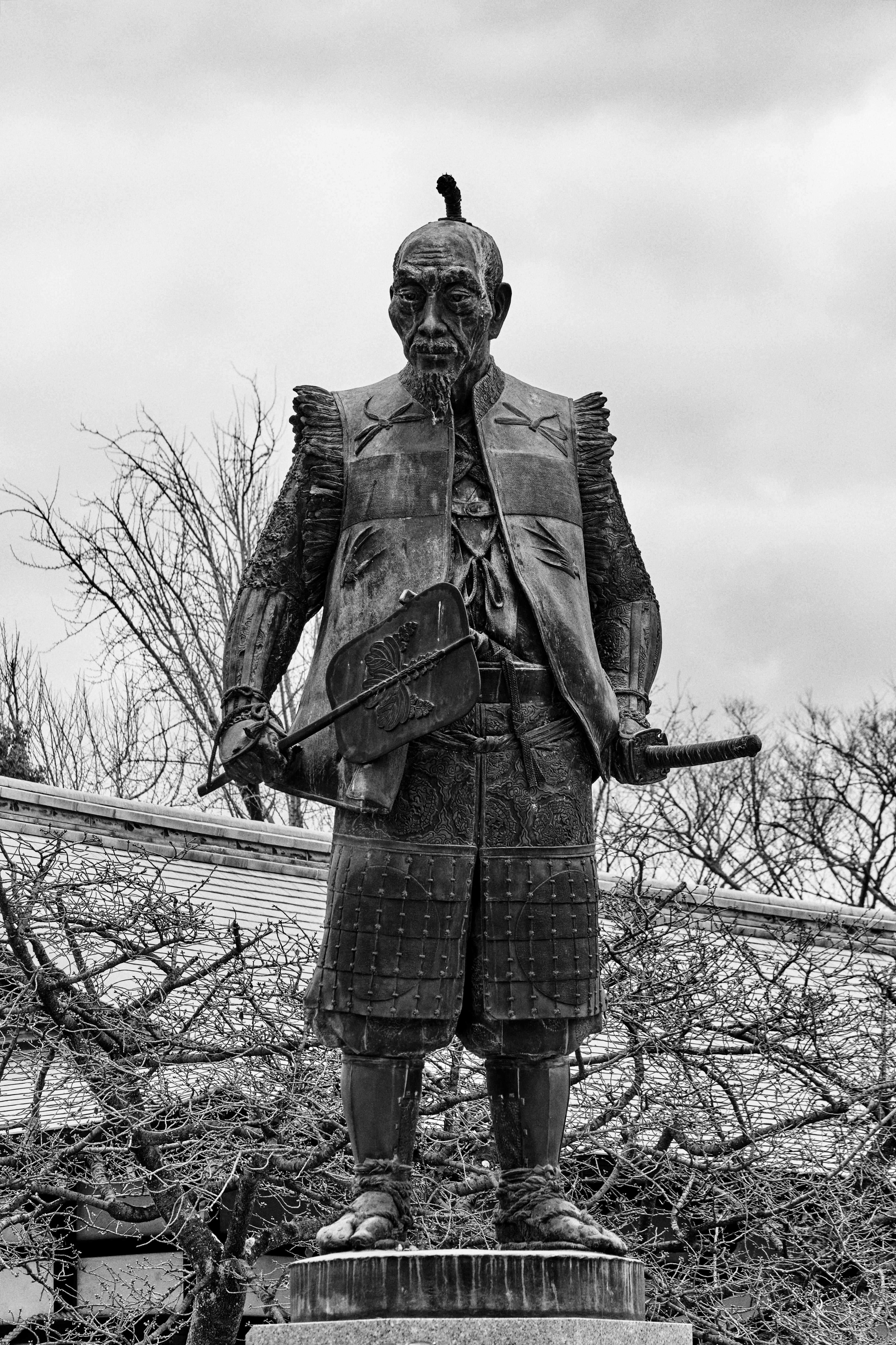 Giant Warrior: AStoic Statue Bound by Time
