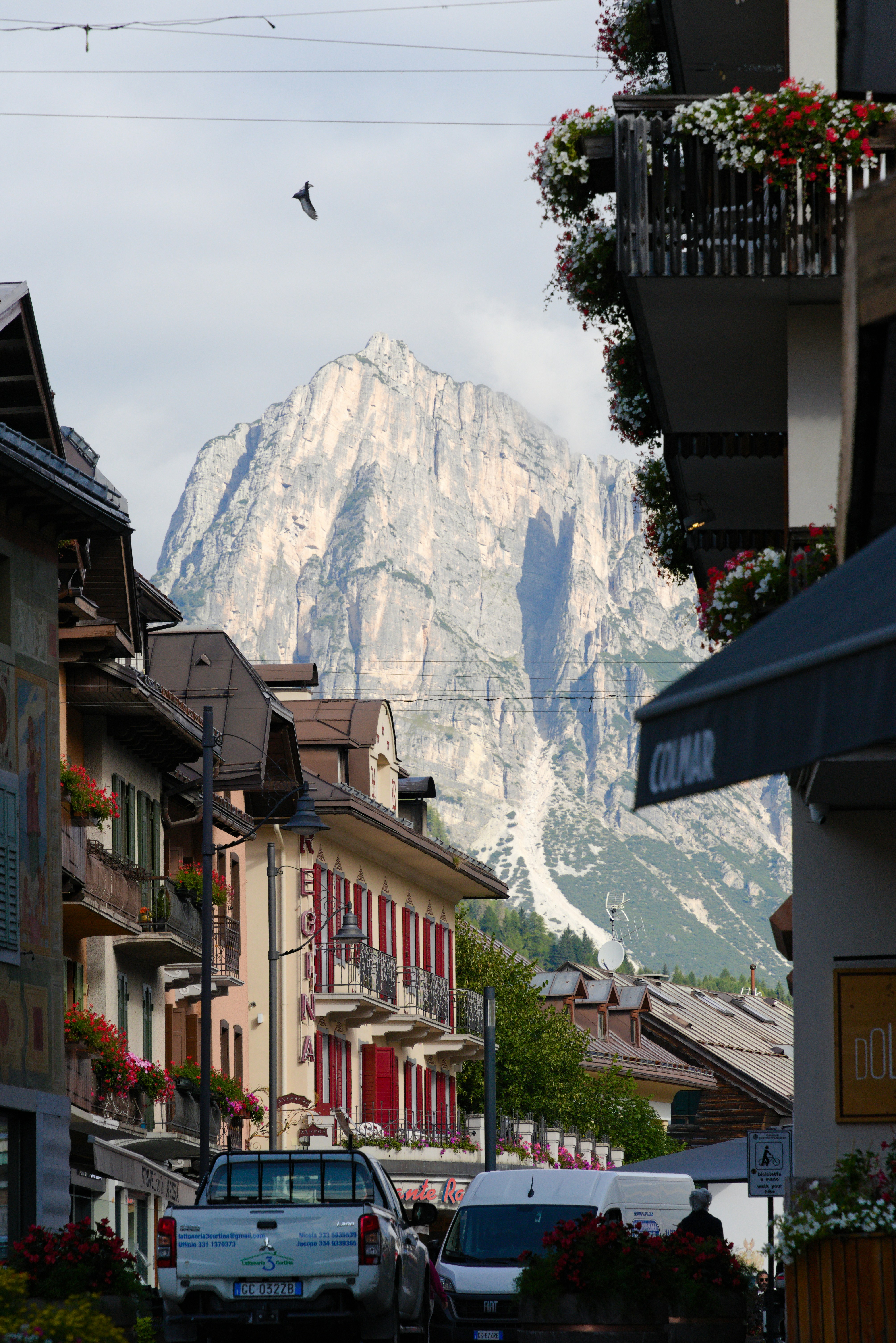 Alpine Street Corridor Toward the Crag