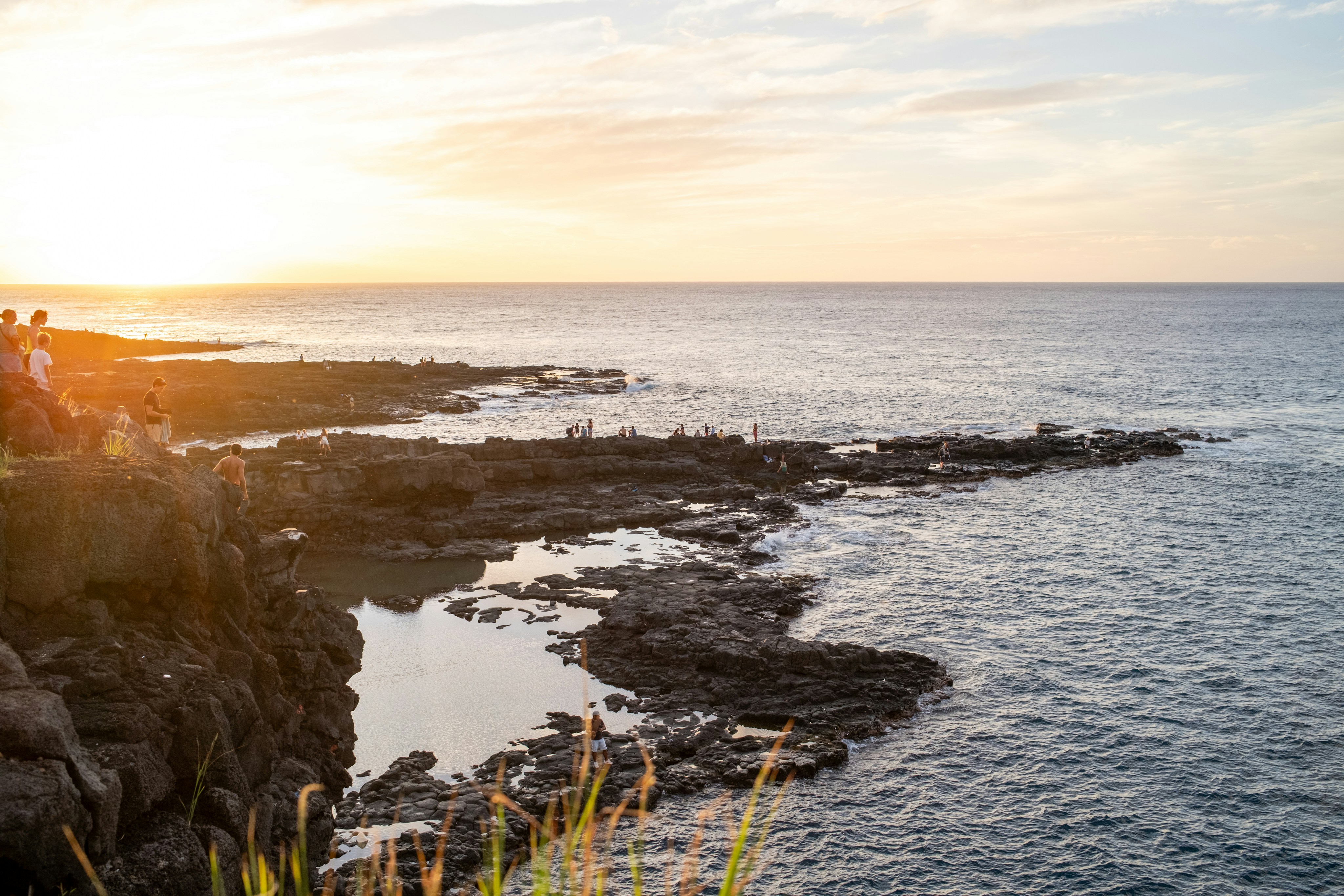 Sunset Pulse Along the Lava Coast