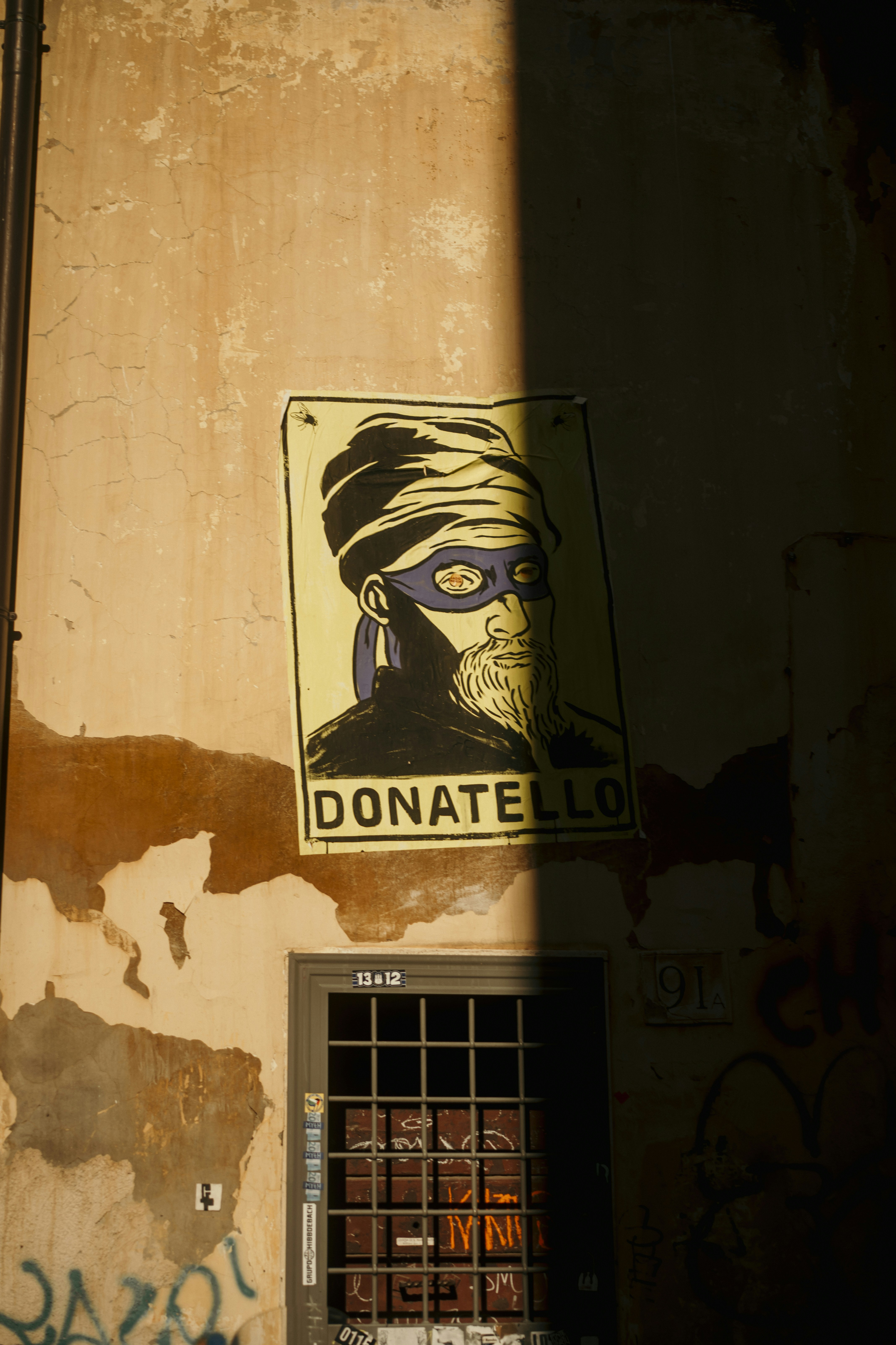 Donatello on the Wall: A Shaded Portrait of Charity