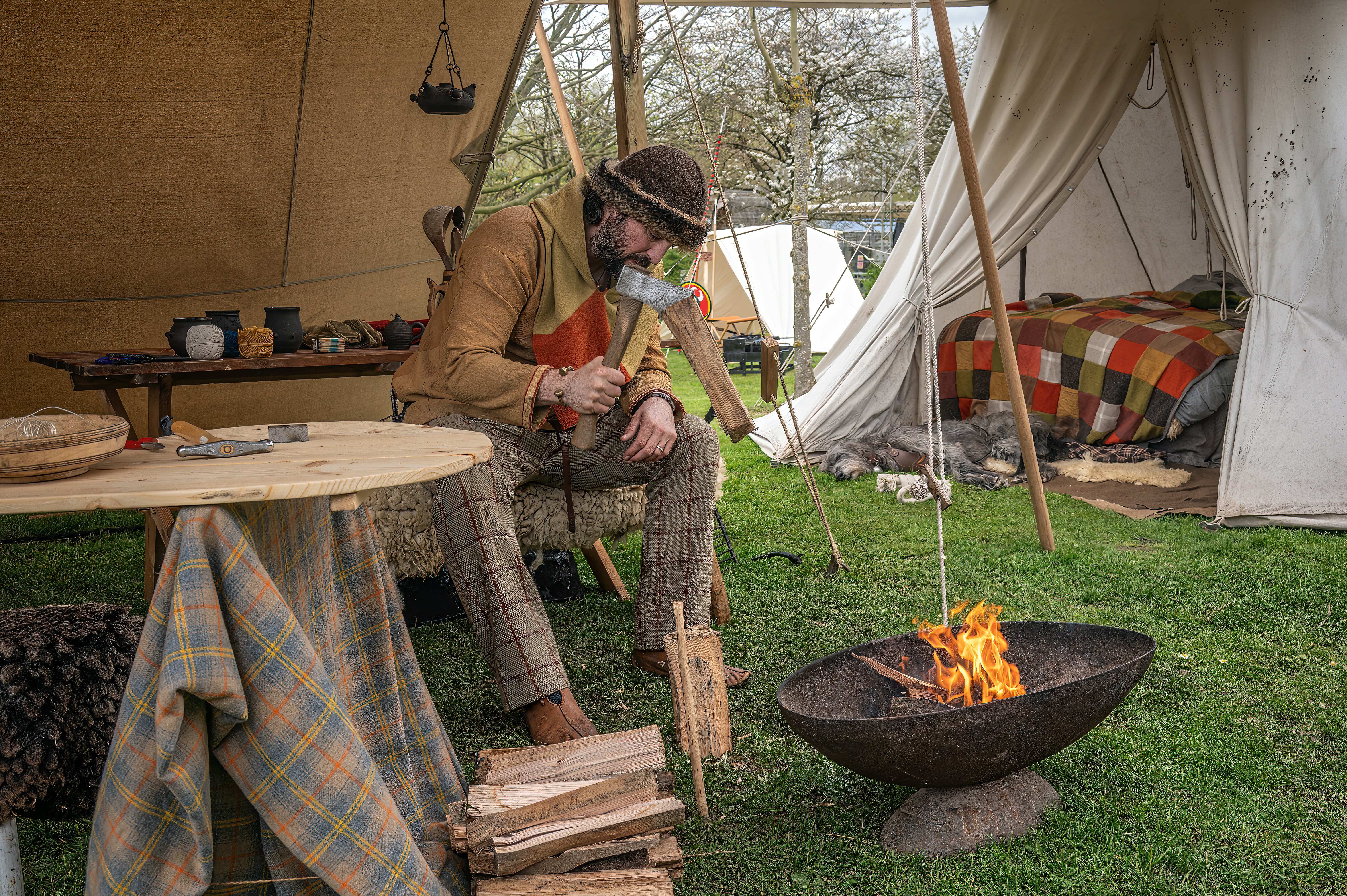 Blacksmith of the Campfire: Quiet Craft Under Canvas