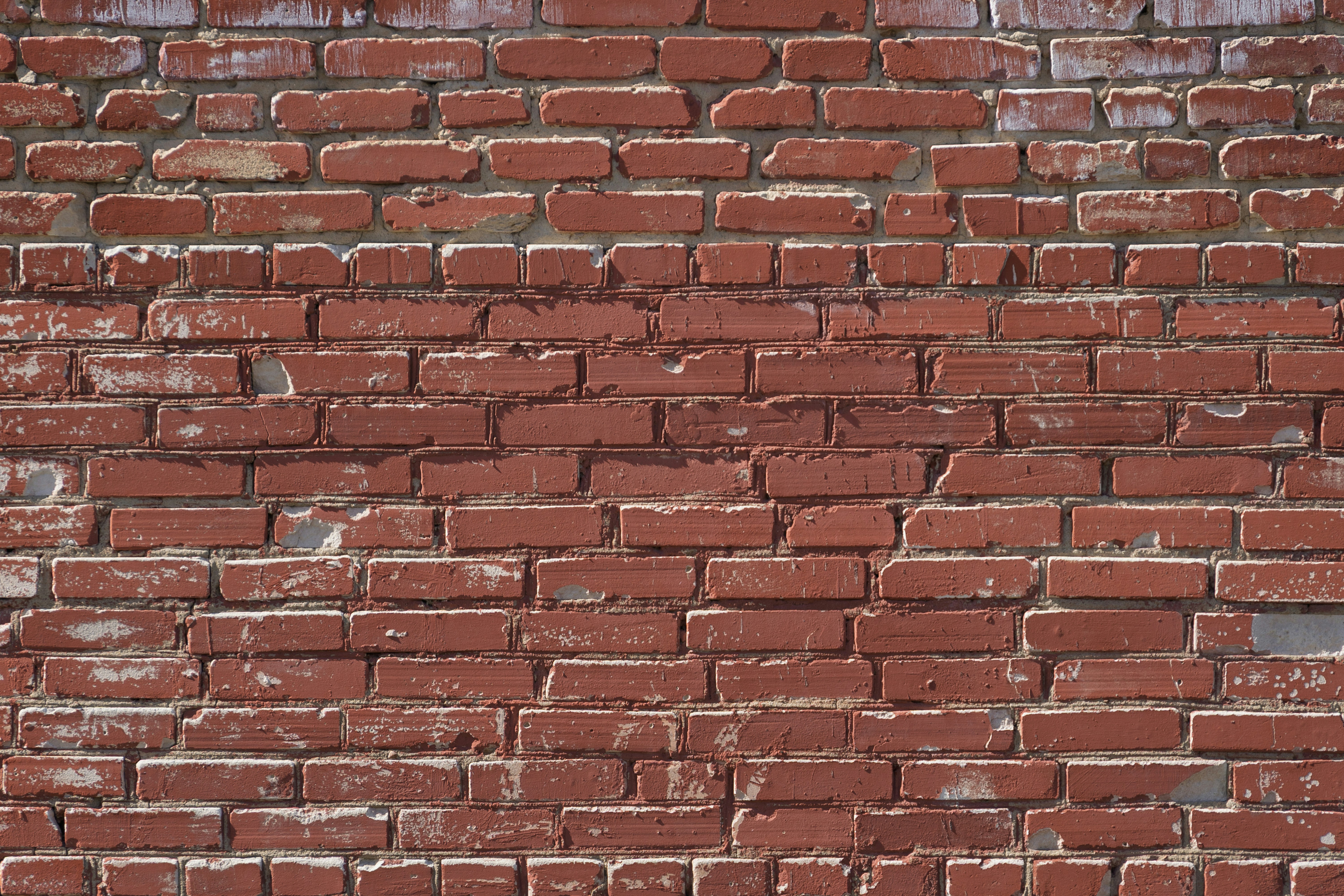 Weathered Brickwork: Quiet Red Wall with Subtle Texture