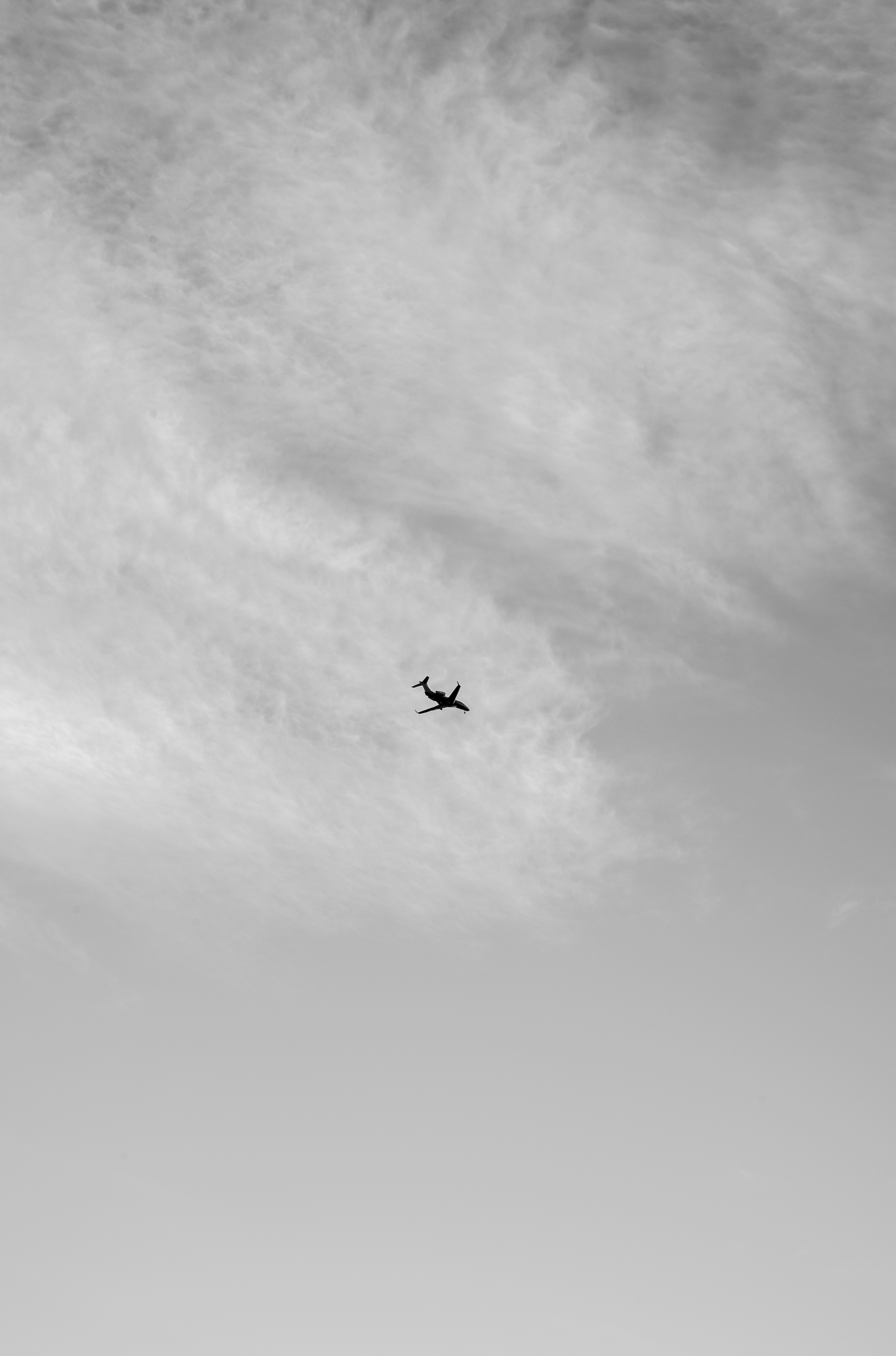 Solo Aircraft Against Aerial Sweep