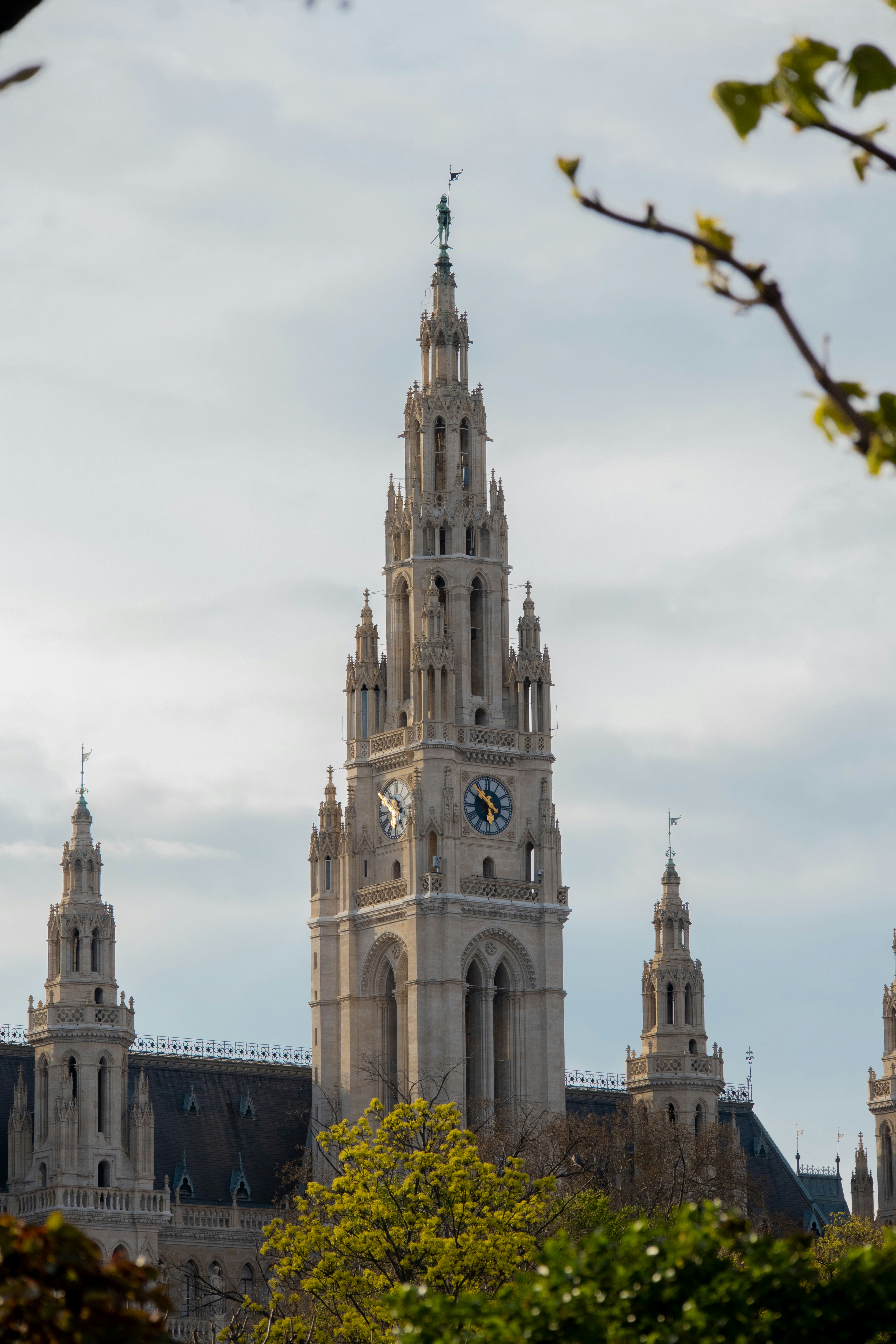 Gothic Spire Rising: Majesty of a City Cathedral