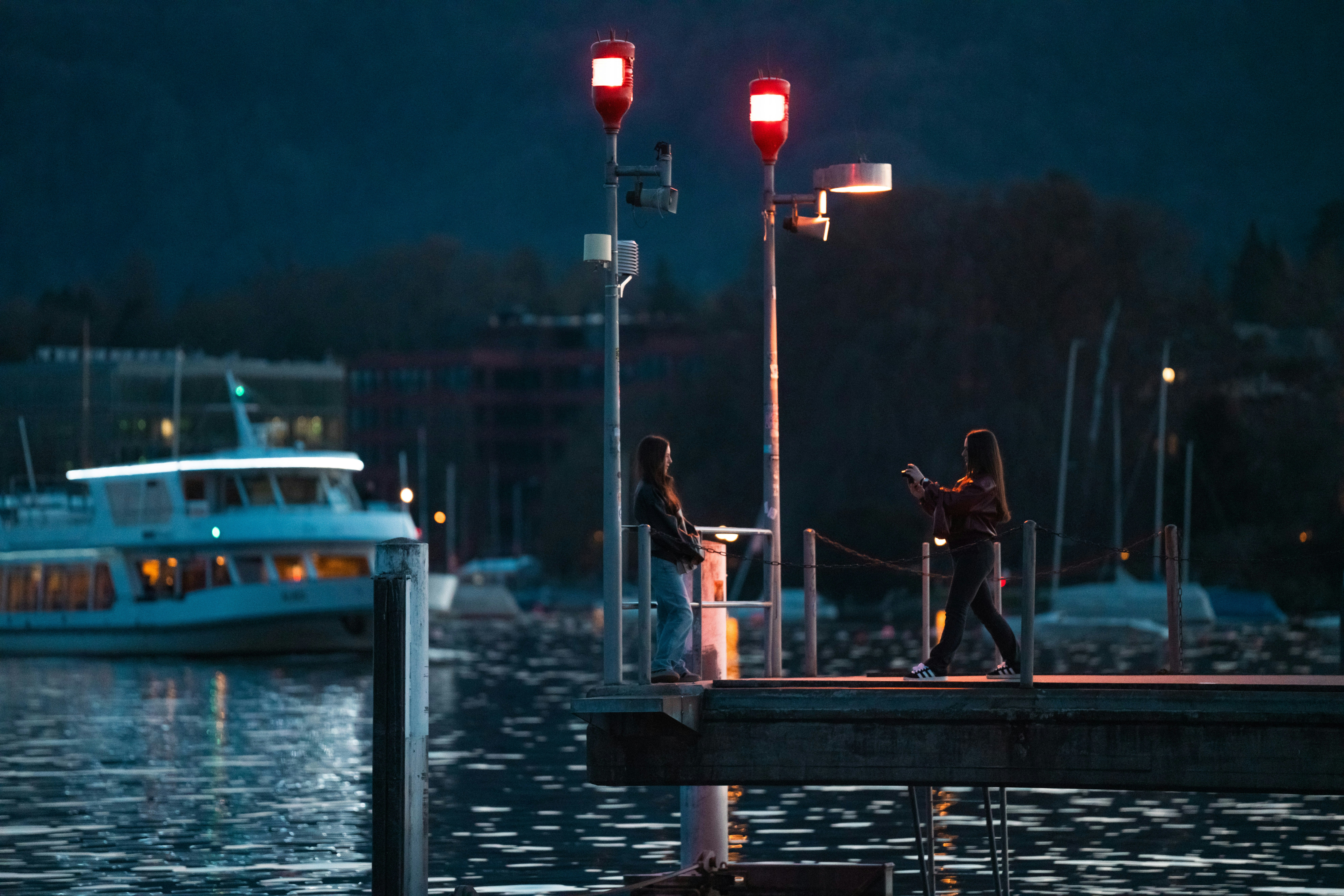 Evening Rendezvous on the Pier