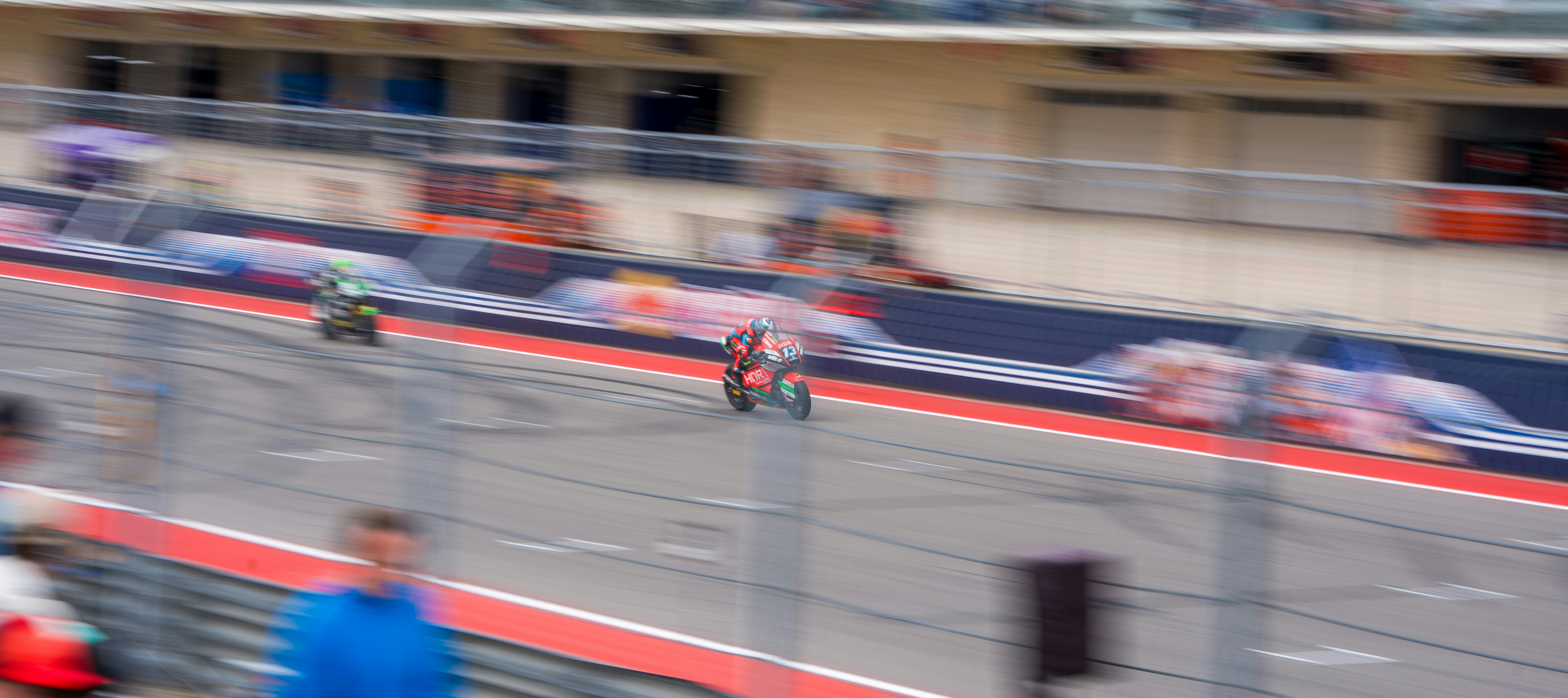 Blurry Speedway: A Fragment of Motion on the Track