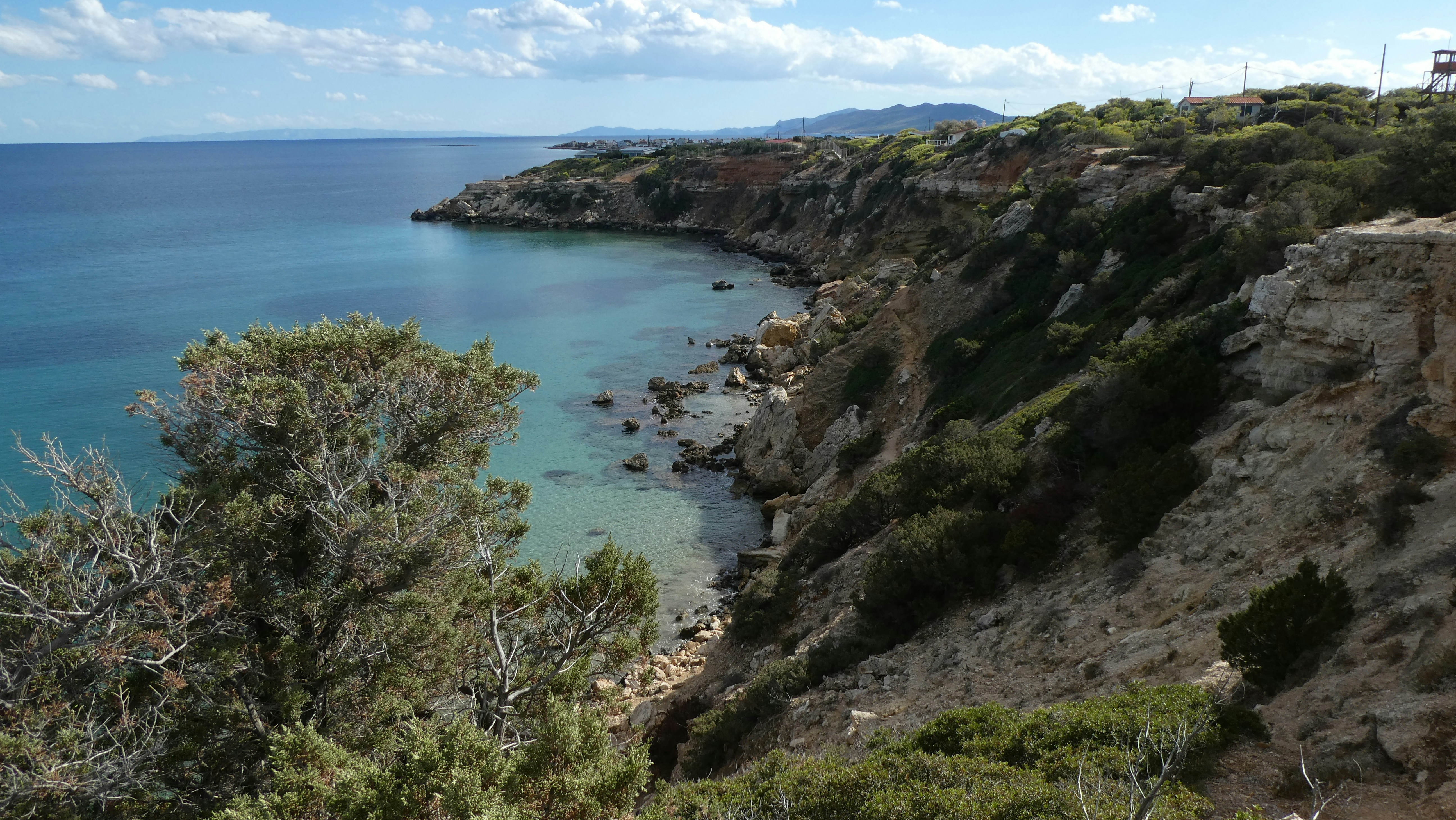 Cliffside Terrace Overlooking Teal Waters