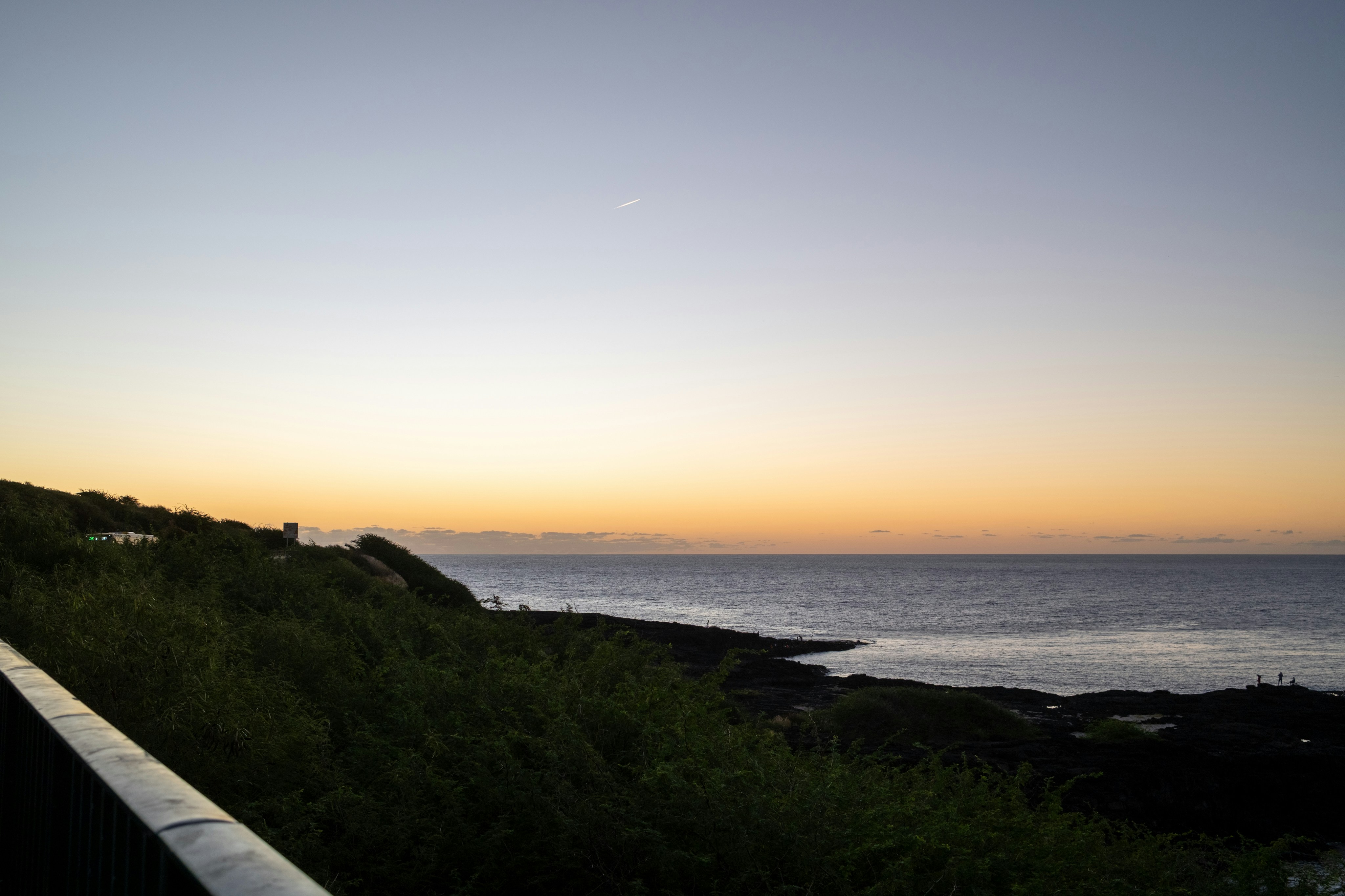 Sunset Quiet from a Cliffside Path