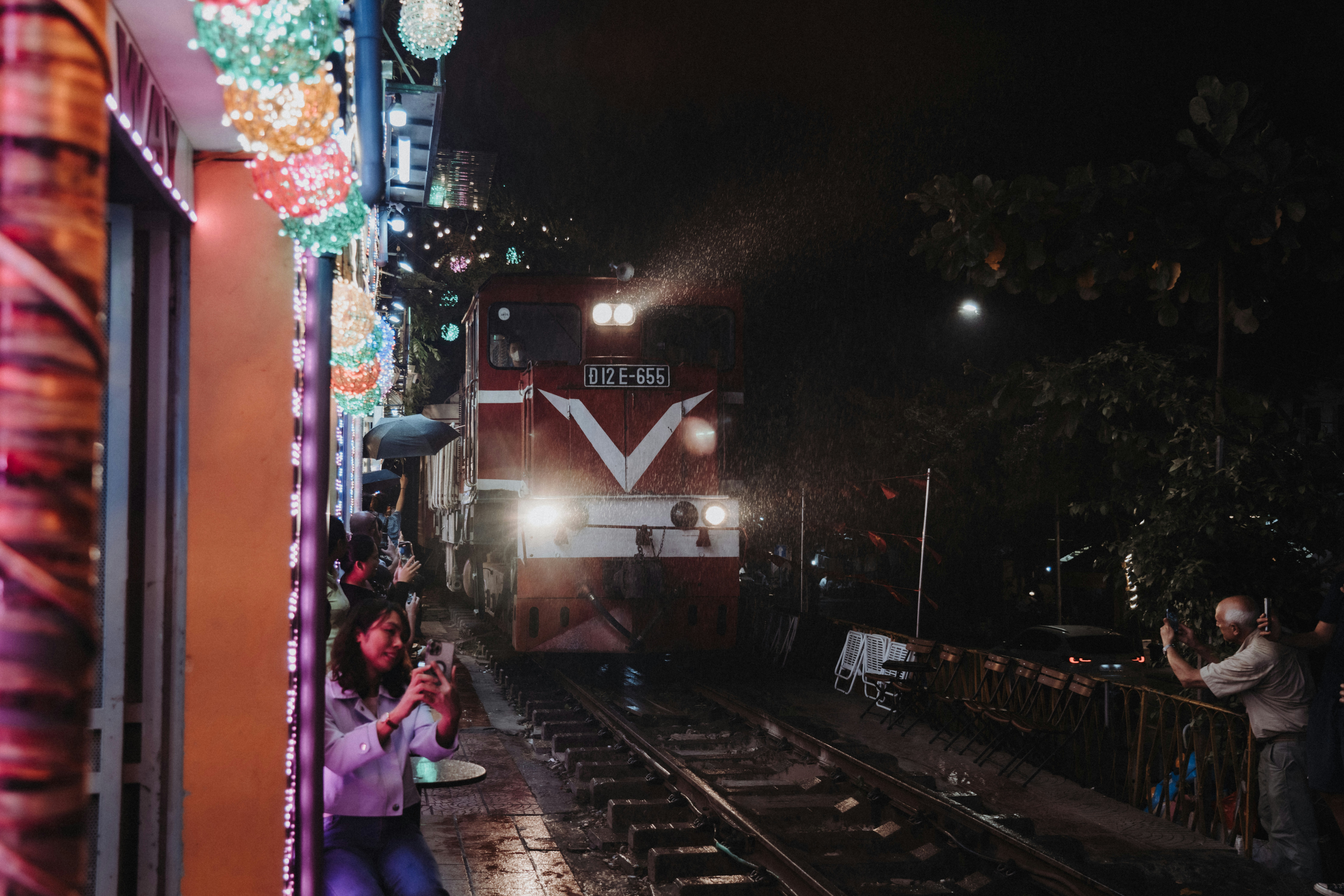 Night Train and Neon Whispers