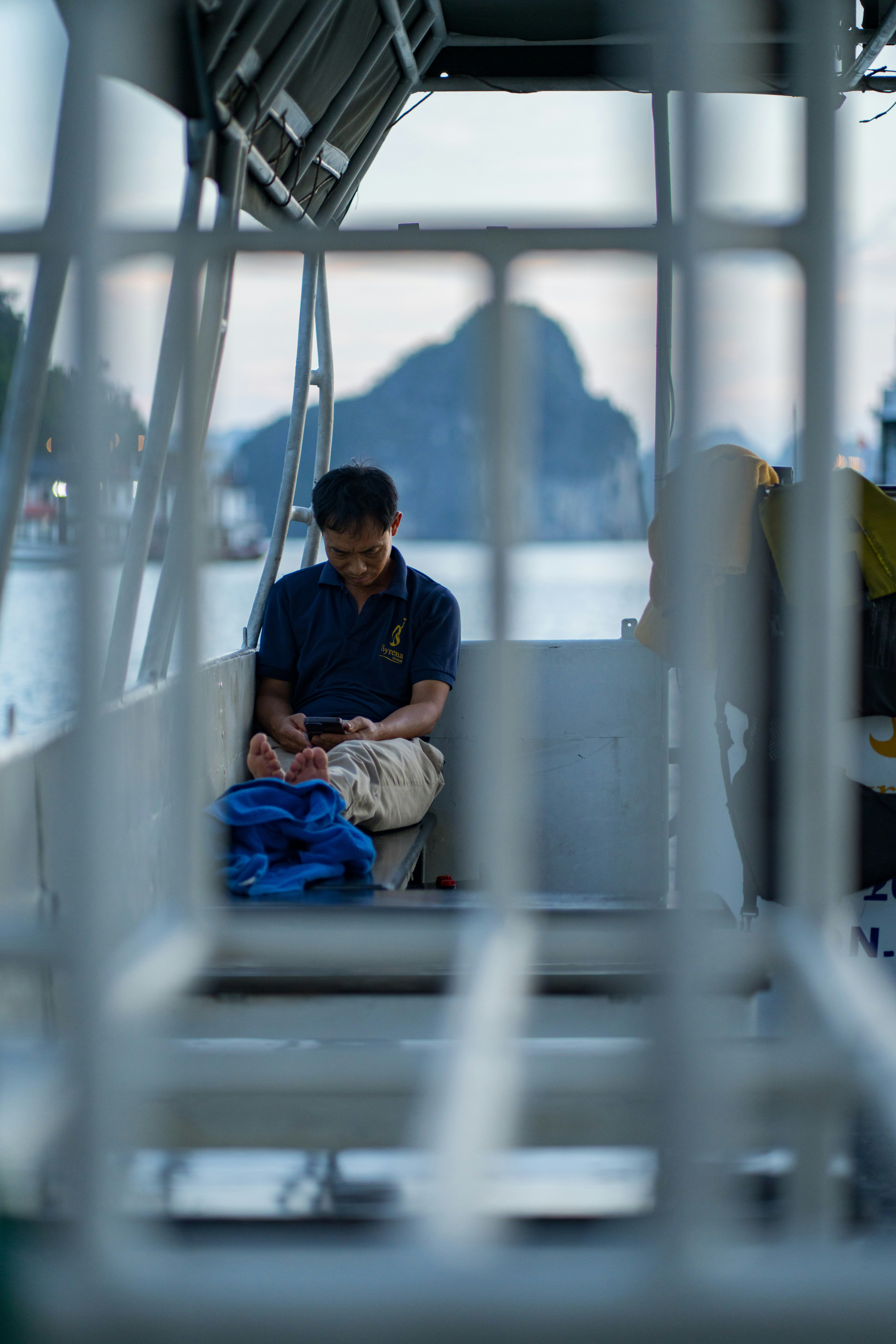 Feet to the Sea: A Quiet Moment Amid the Frame