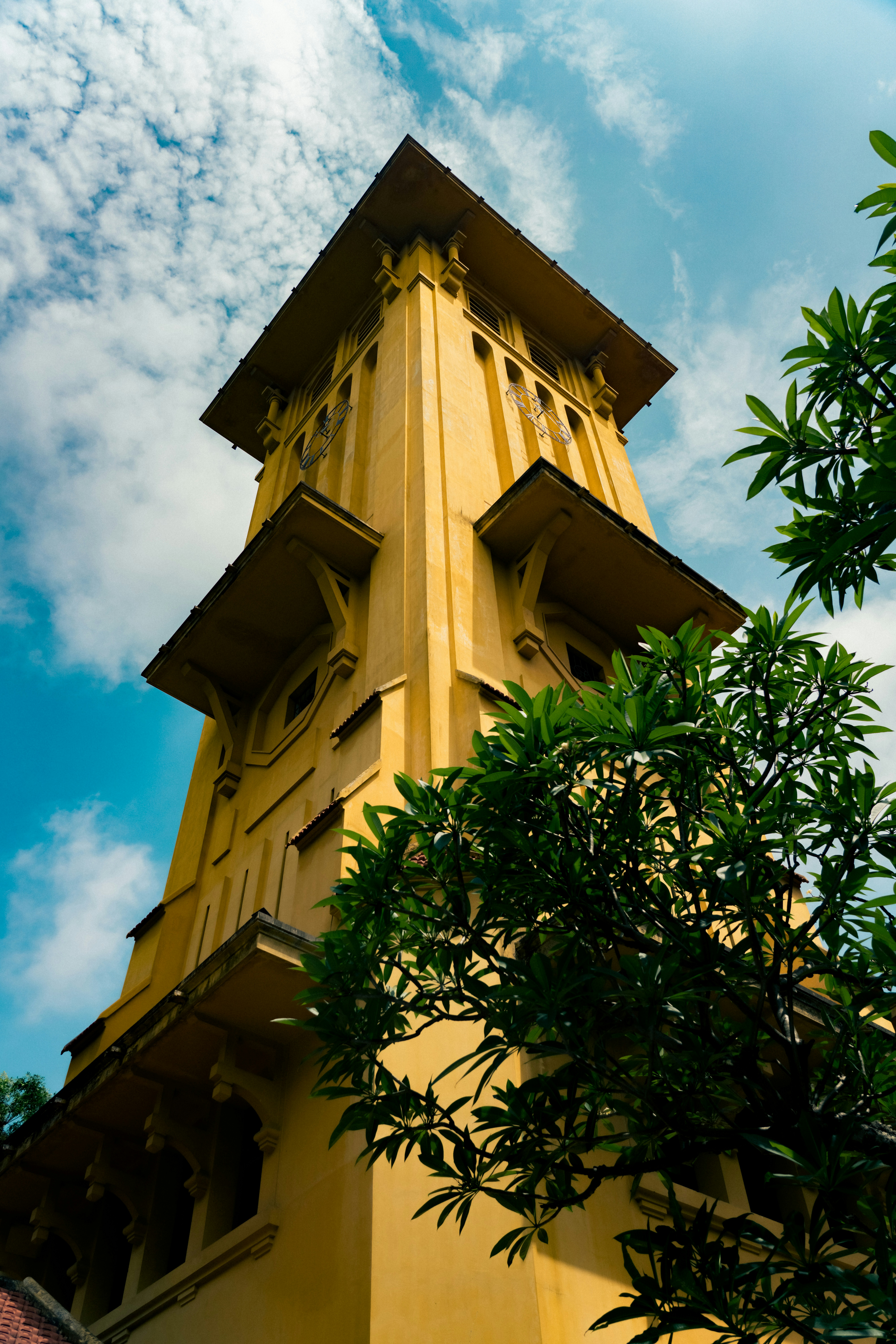 Golden Tower Reaching Toward the Sky