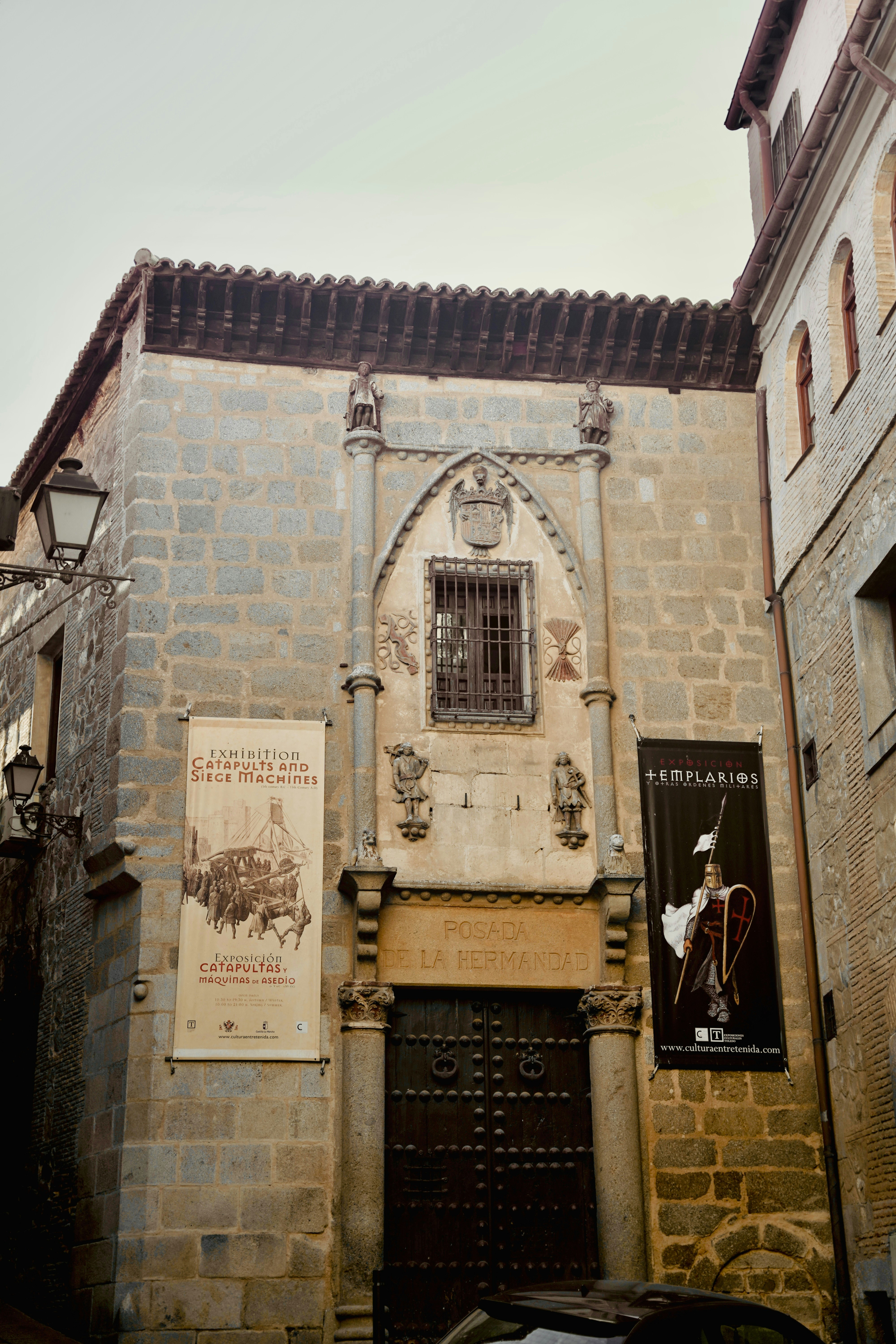 Gate of Stone and Bannered Facade