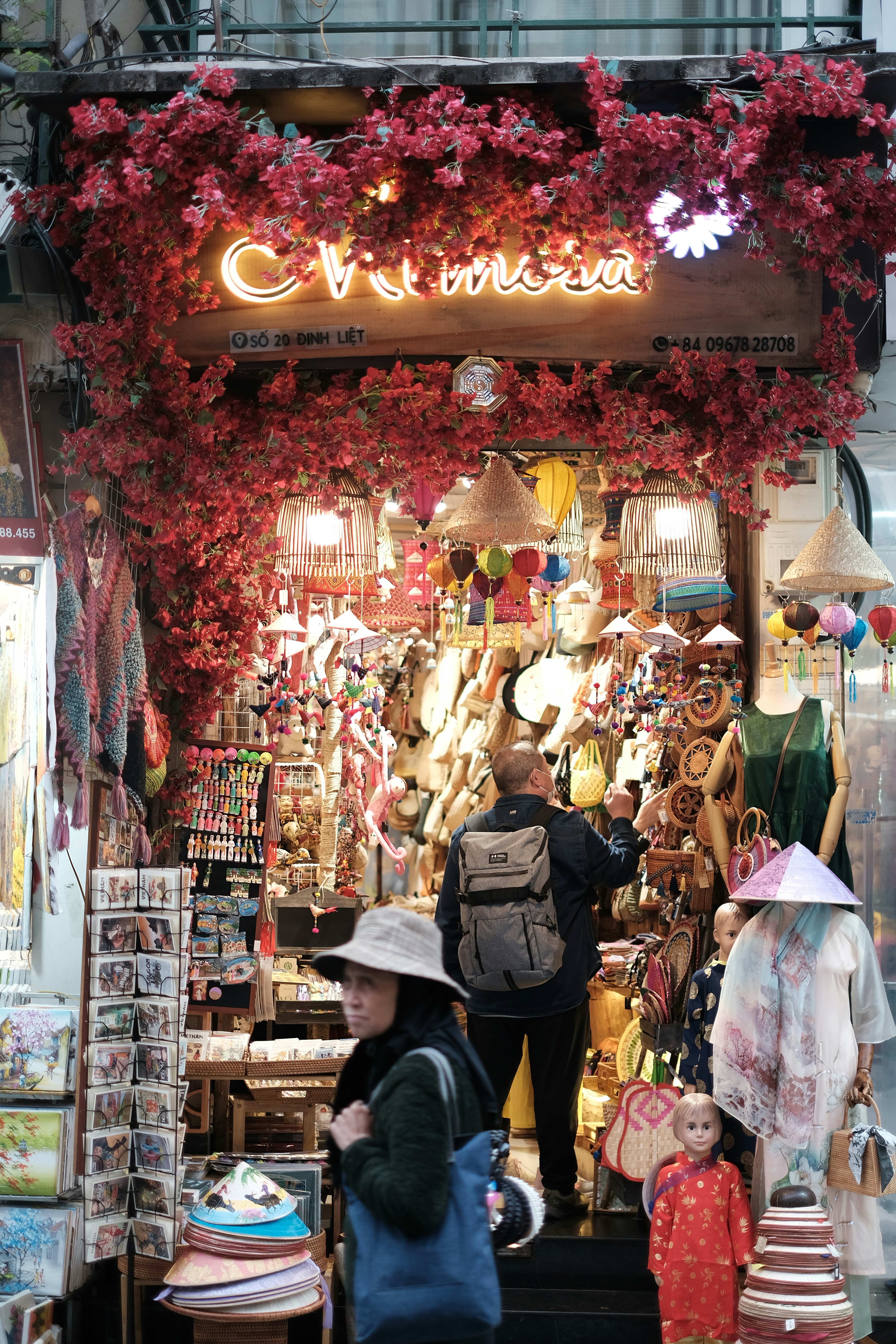 Through the Floral Arch to the Market of Colors
