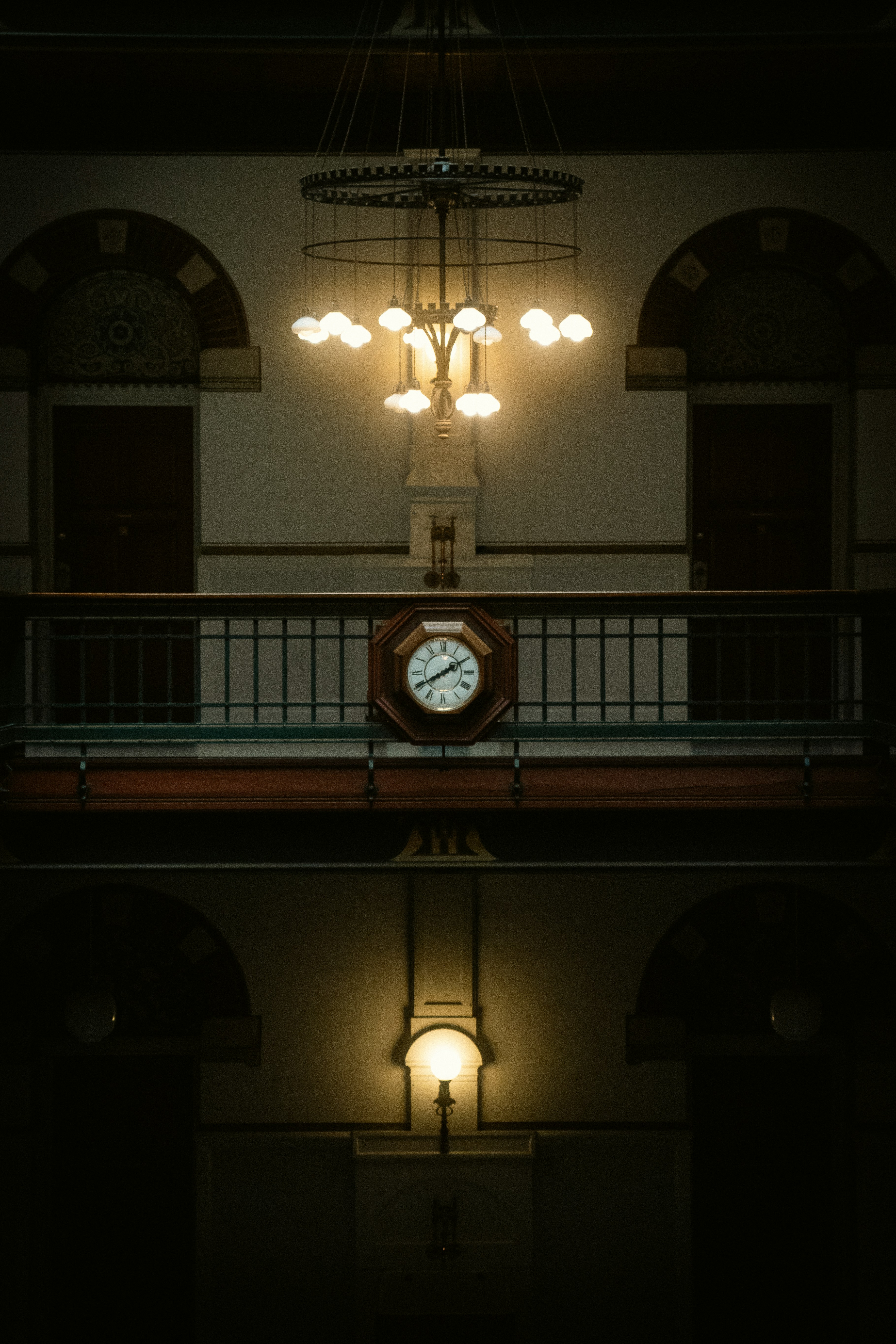 Clockwork Domes: A Gilded Moment on the Balcony