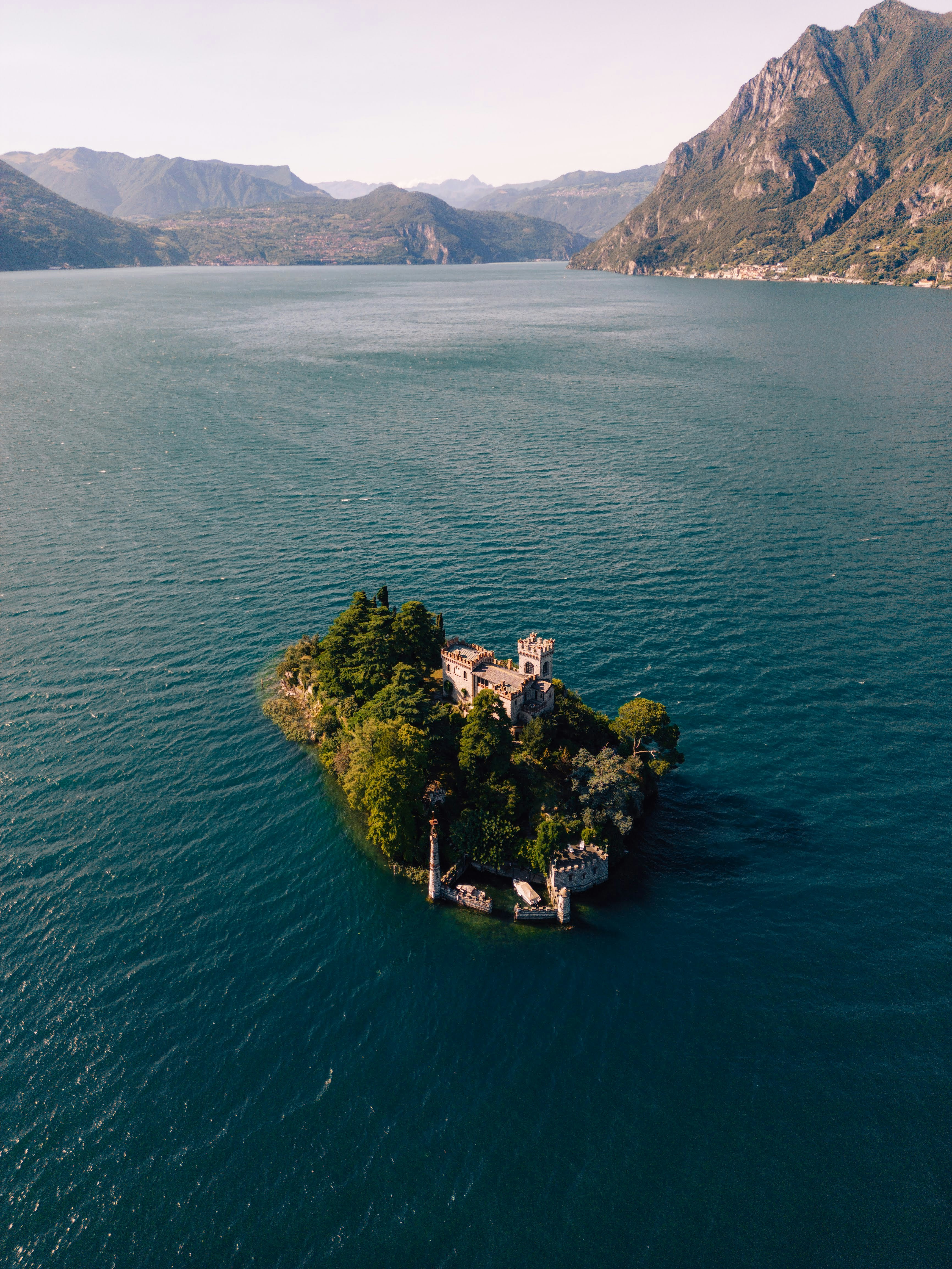 Island Castle in a Jade Sea