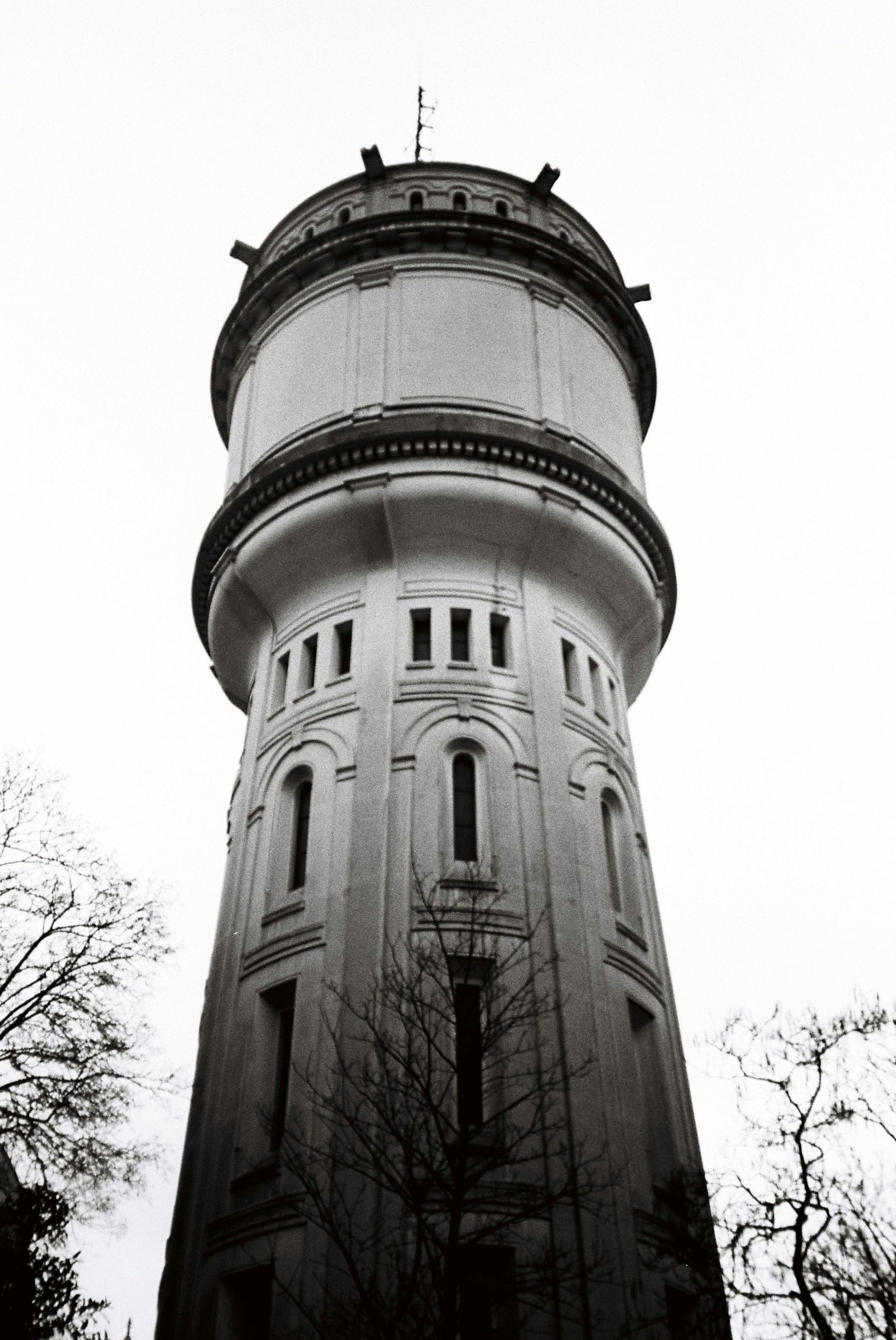 Vertical Sentinel: The Water Tower Reaches for the Sky