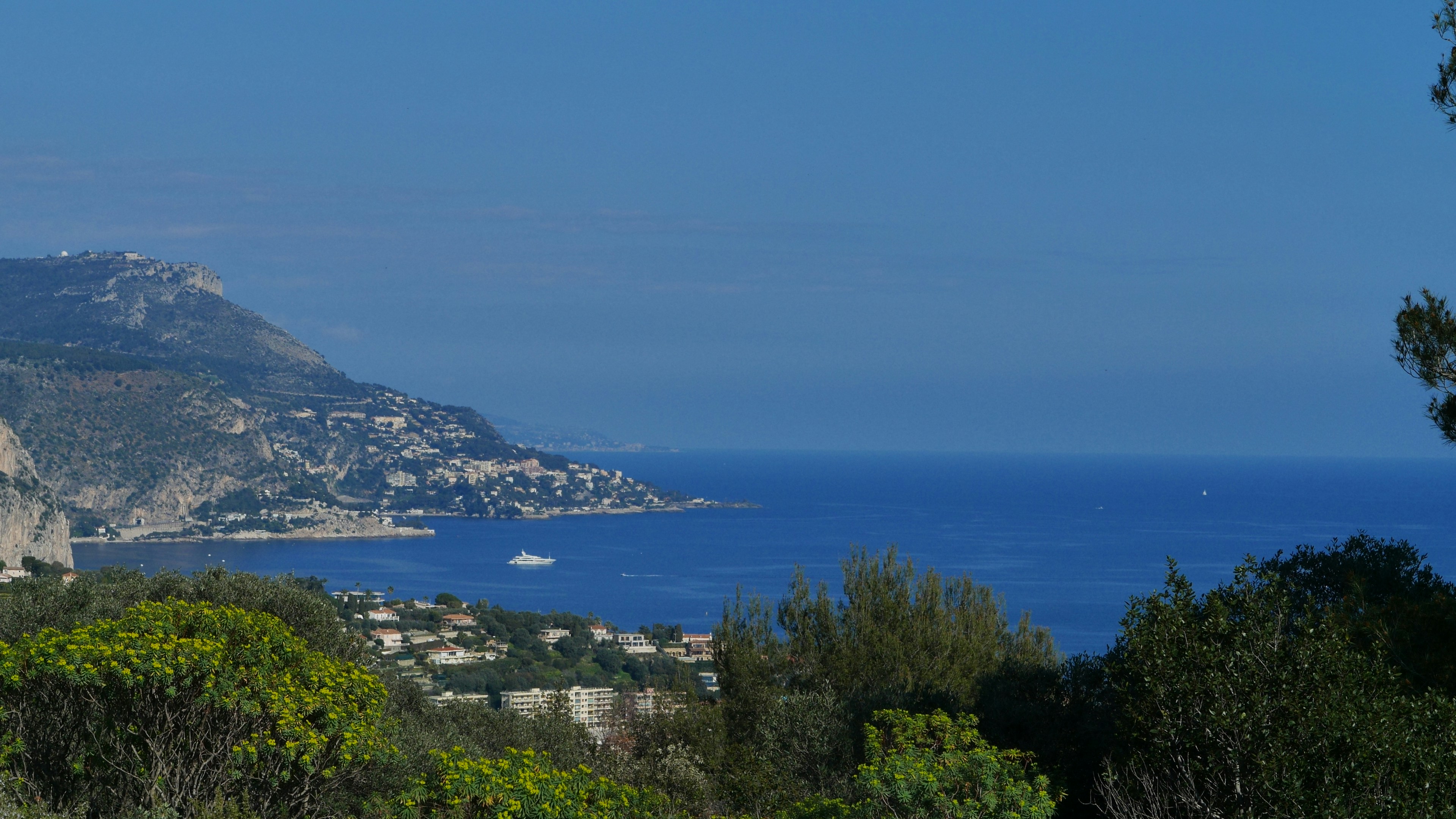 Clifftop Village Overlooking a Turquoise Costa
