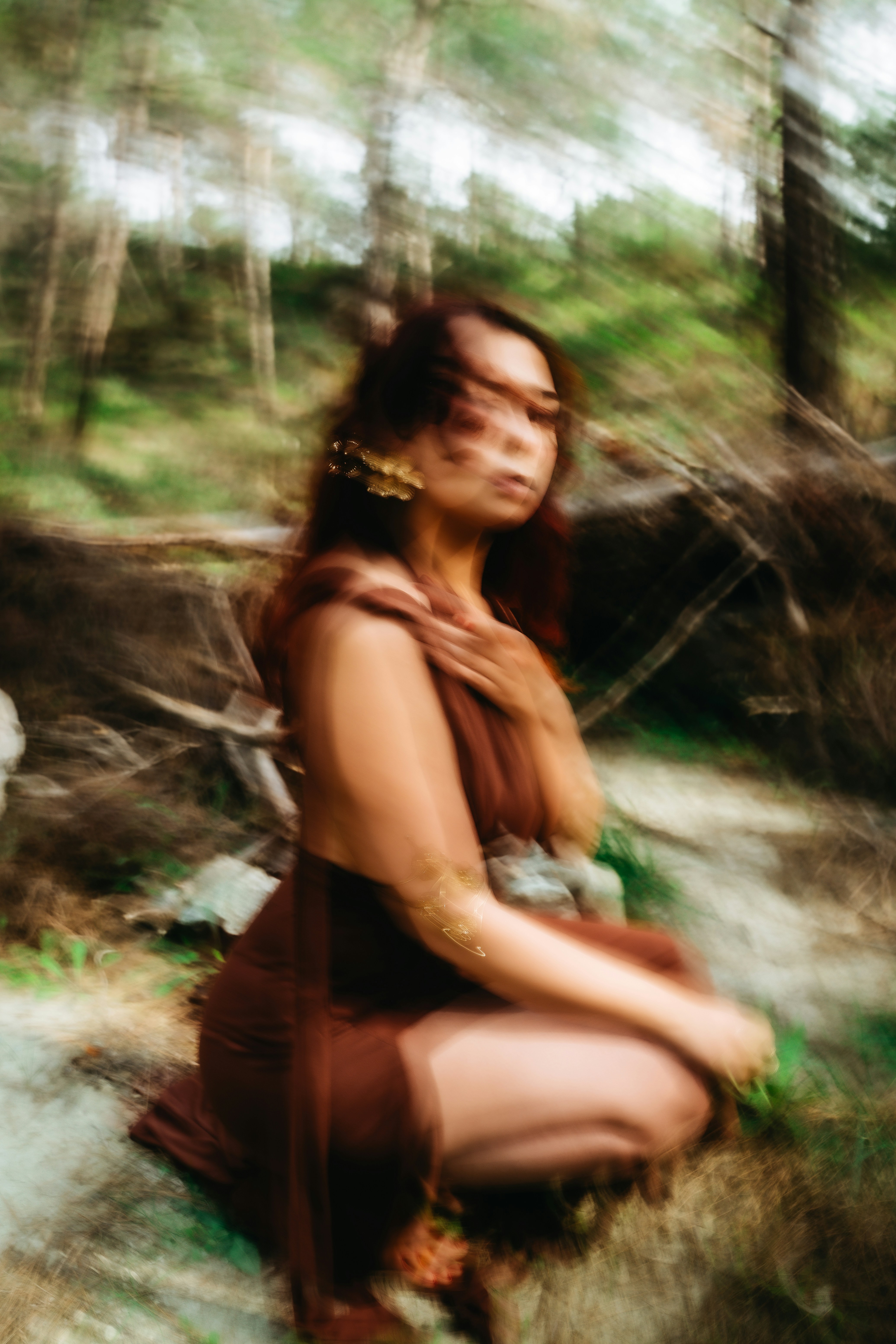 Whispering Forest Portrait in Motion