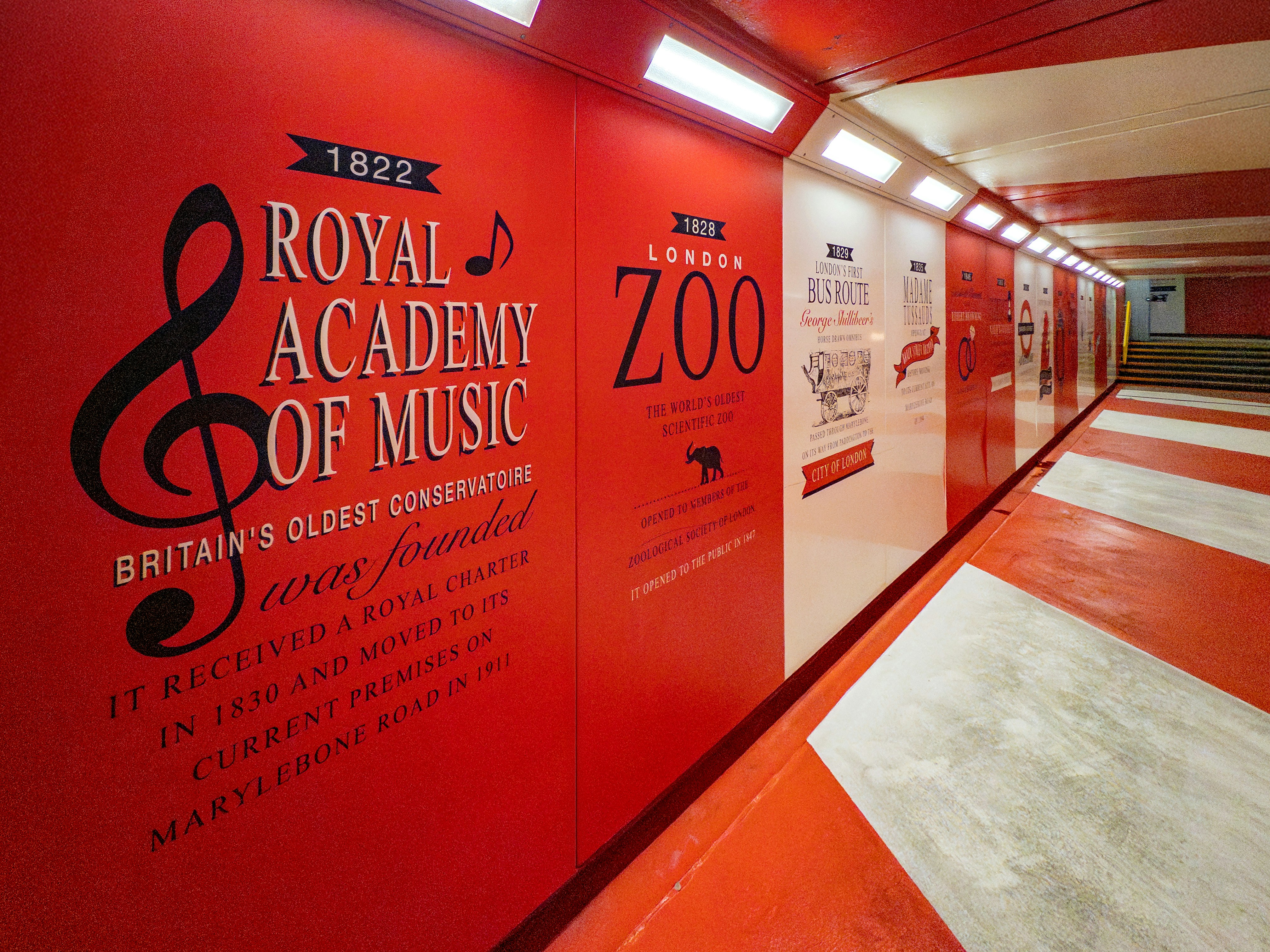 Red Corridor: Heritage Posters in a London Subway Shrine