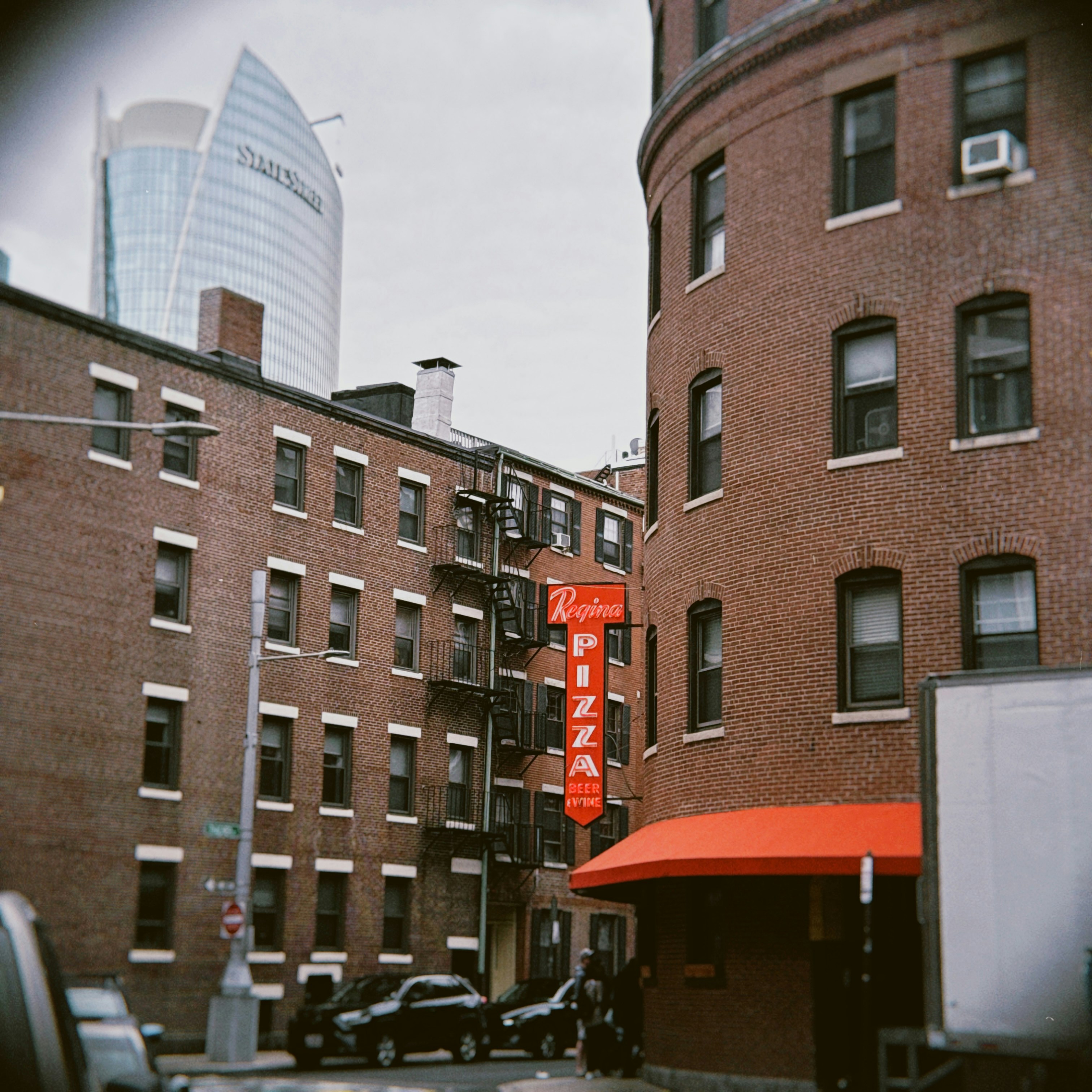 Brick Alley, Neon Sign, and the City Edges