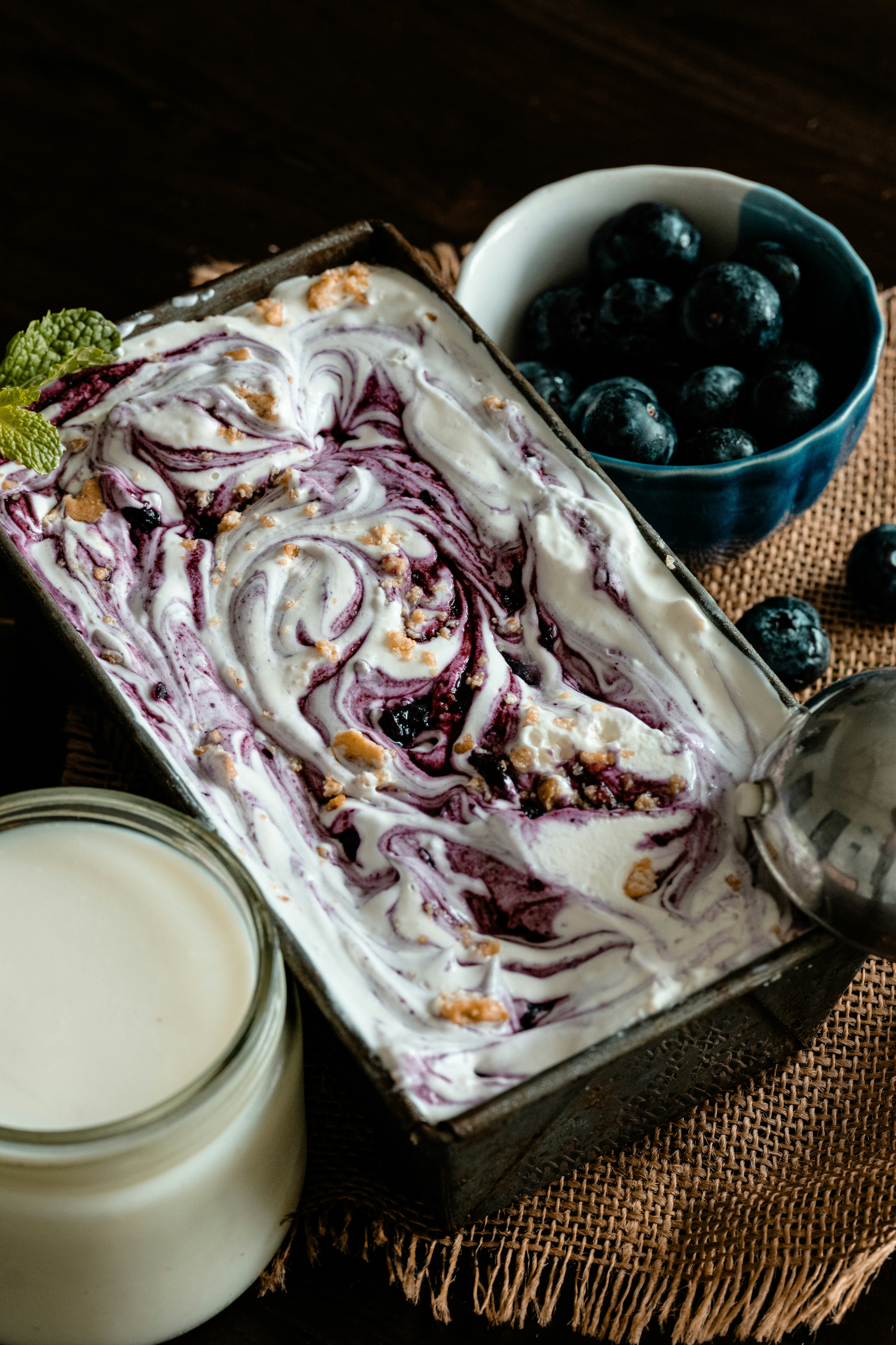 Creamy Swirl at the Minted Weekend: Blueberry Vanilla Baked Delight
