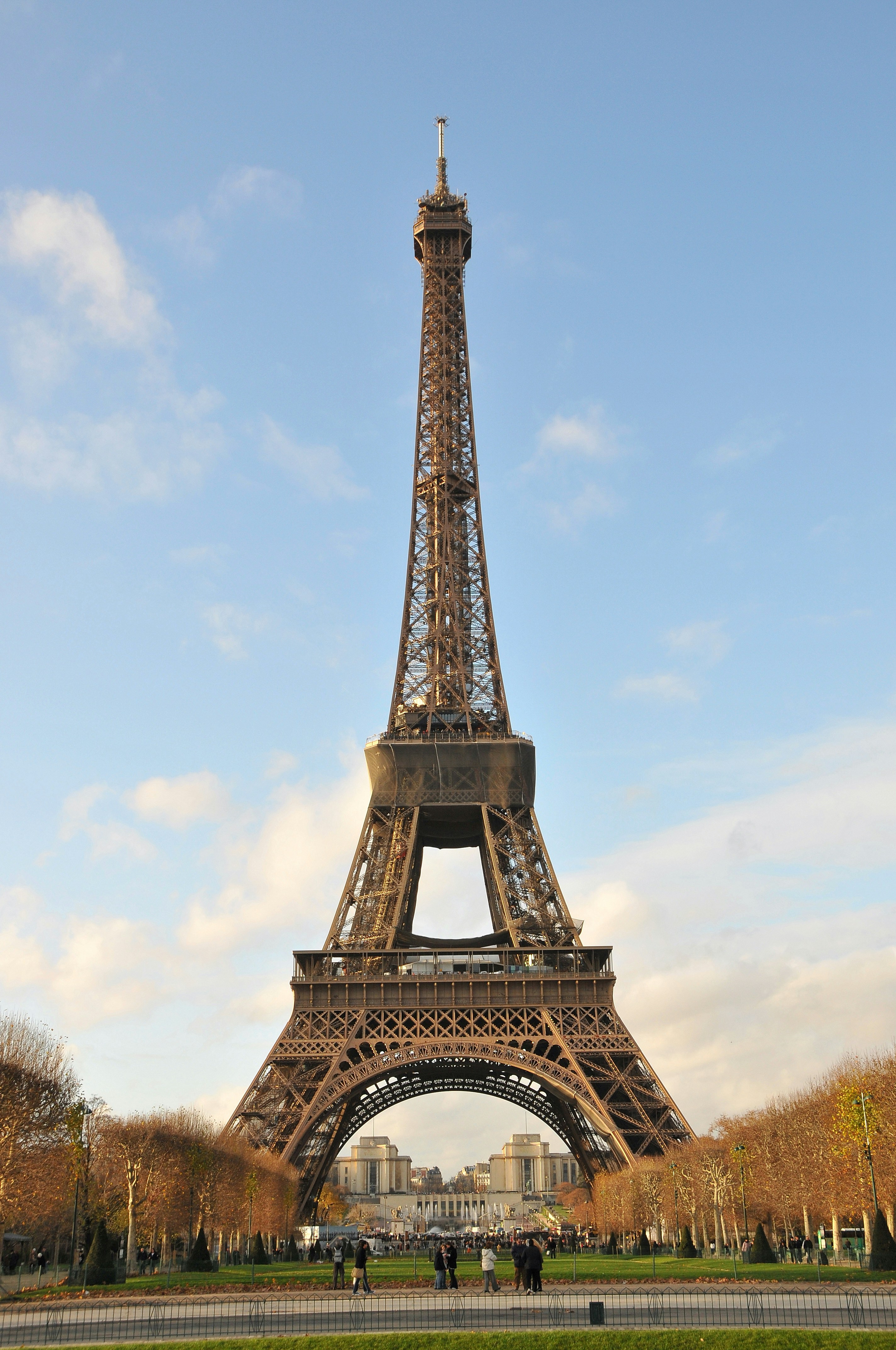 Rise of the Iron Lace: Eiffel Tower Against a Clear Sky