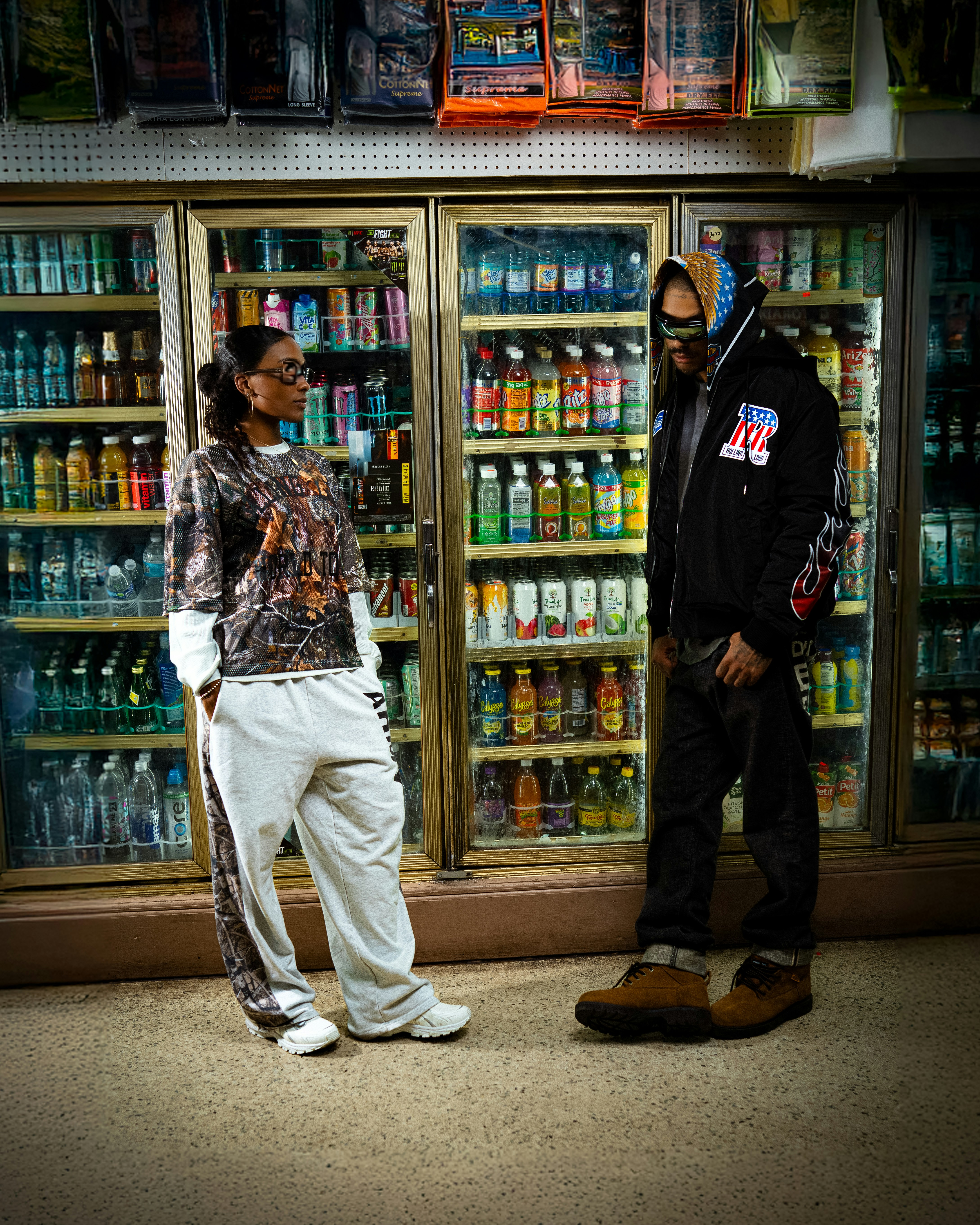 Convo in the Aisle: Quiet Interaction Between Two Shoppers