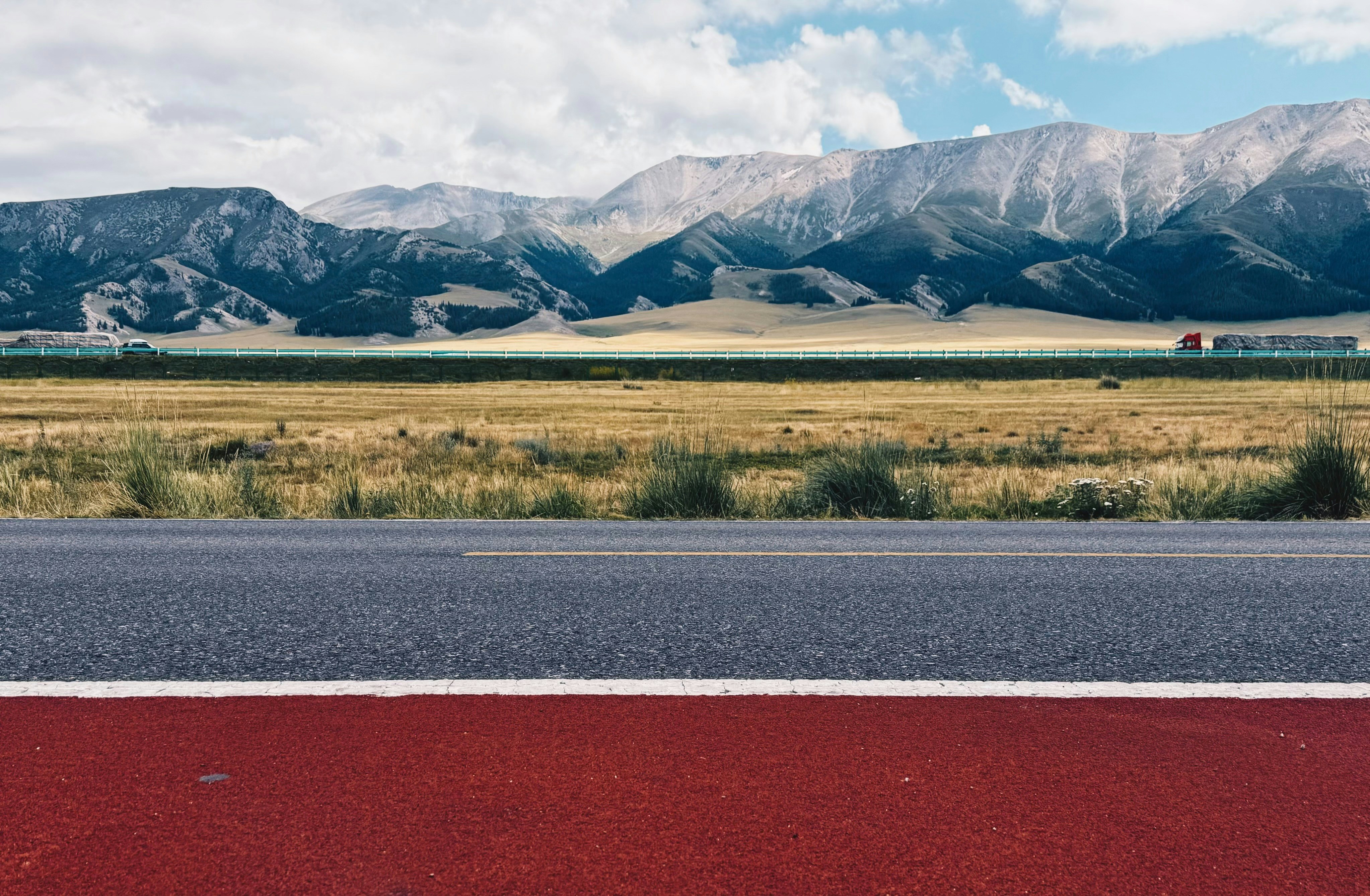 Desert Pipeline: A Quiet Line Across the Field