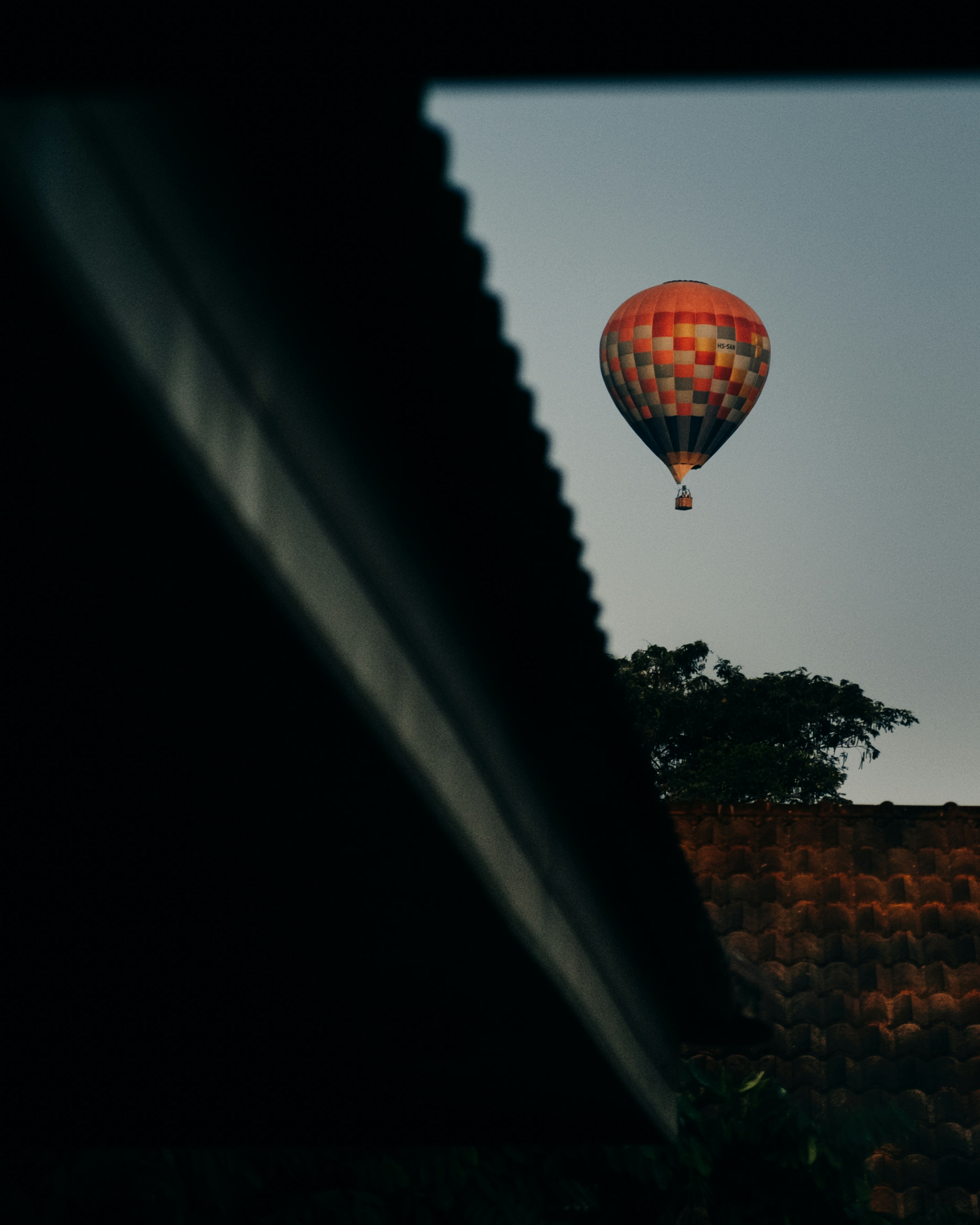 Balloon Above the Rooftop Gap