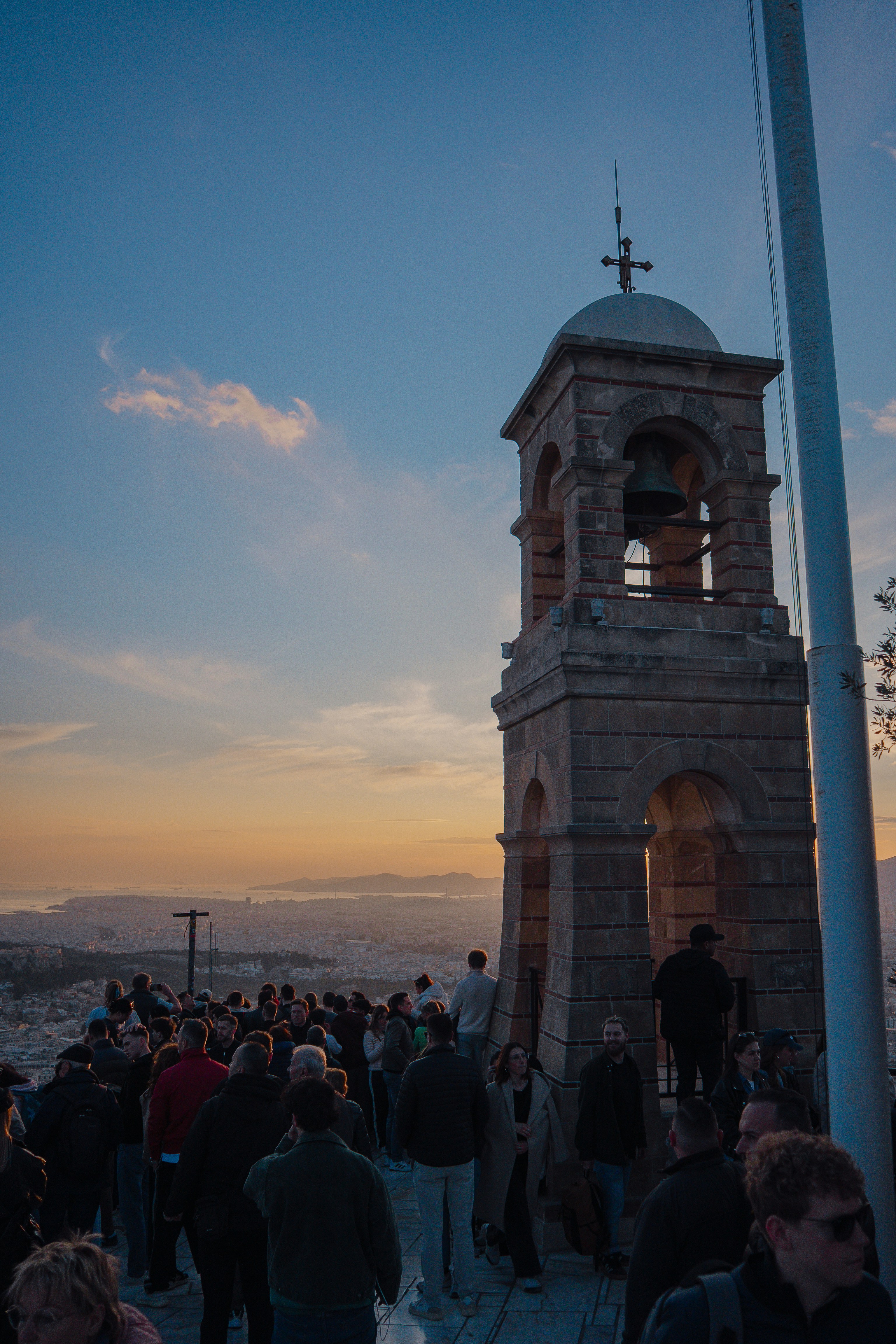 Sunset Gathering at the Bell Tower Overlook