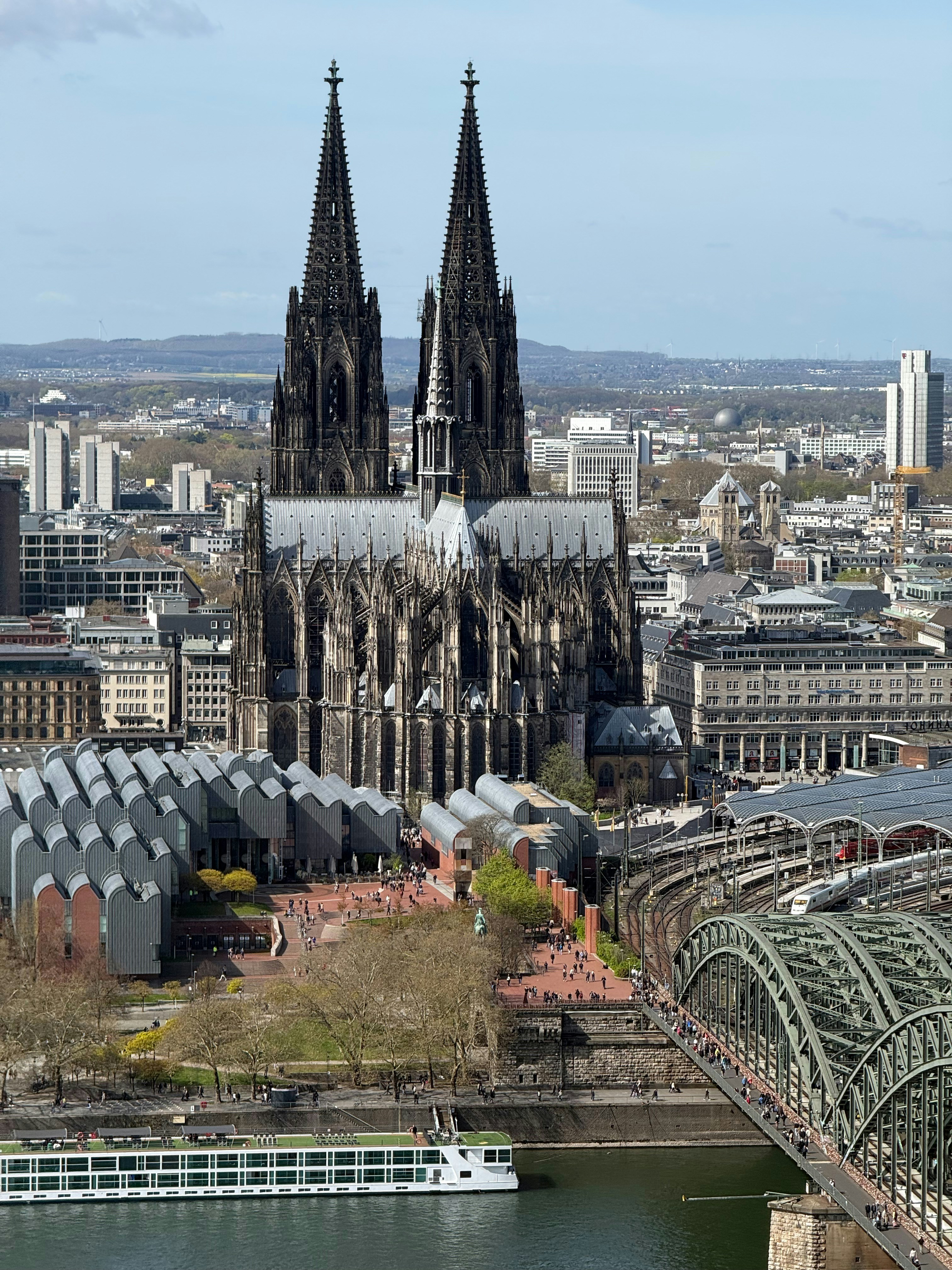 Twin Spires of Cologne: Gothic Grandeur Over the Rhine