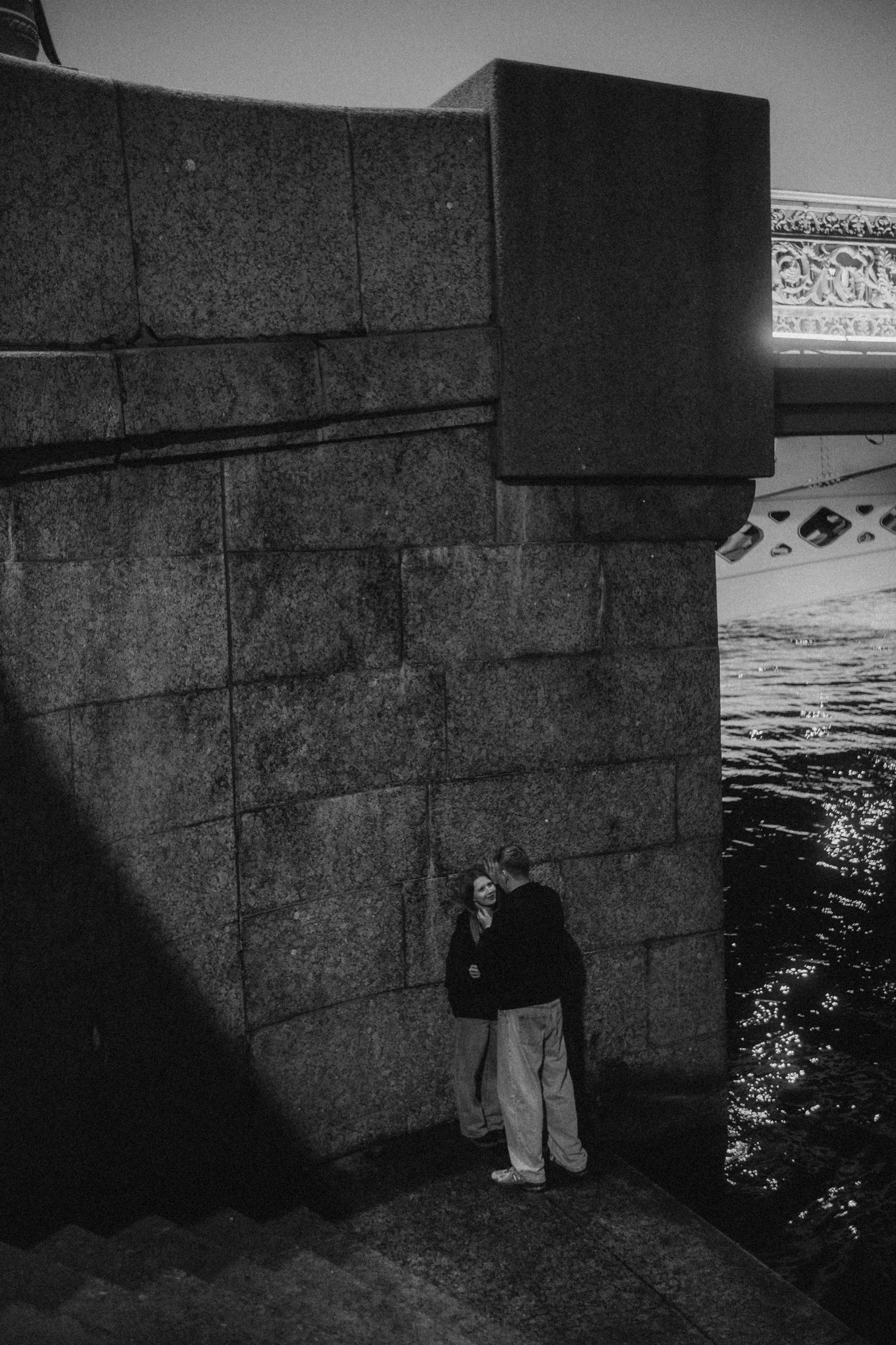 Quiet Harbor of Night: Lovers by the Pillar